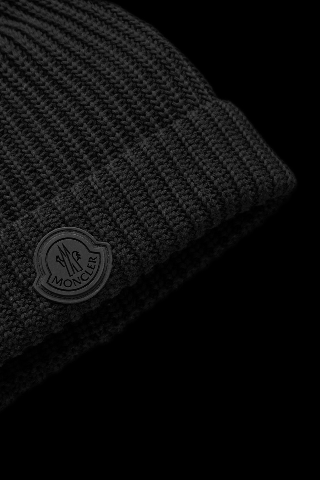Gorro de algodón Negro - Gorras y Gorros de Hombre | Moncler ES