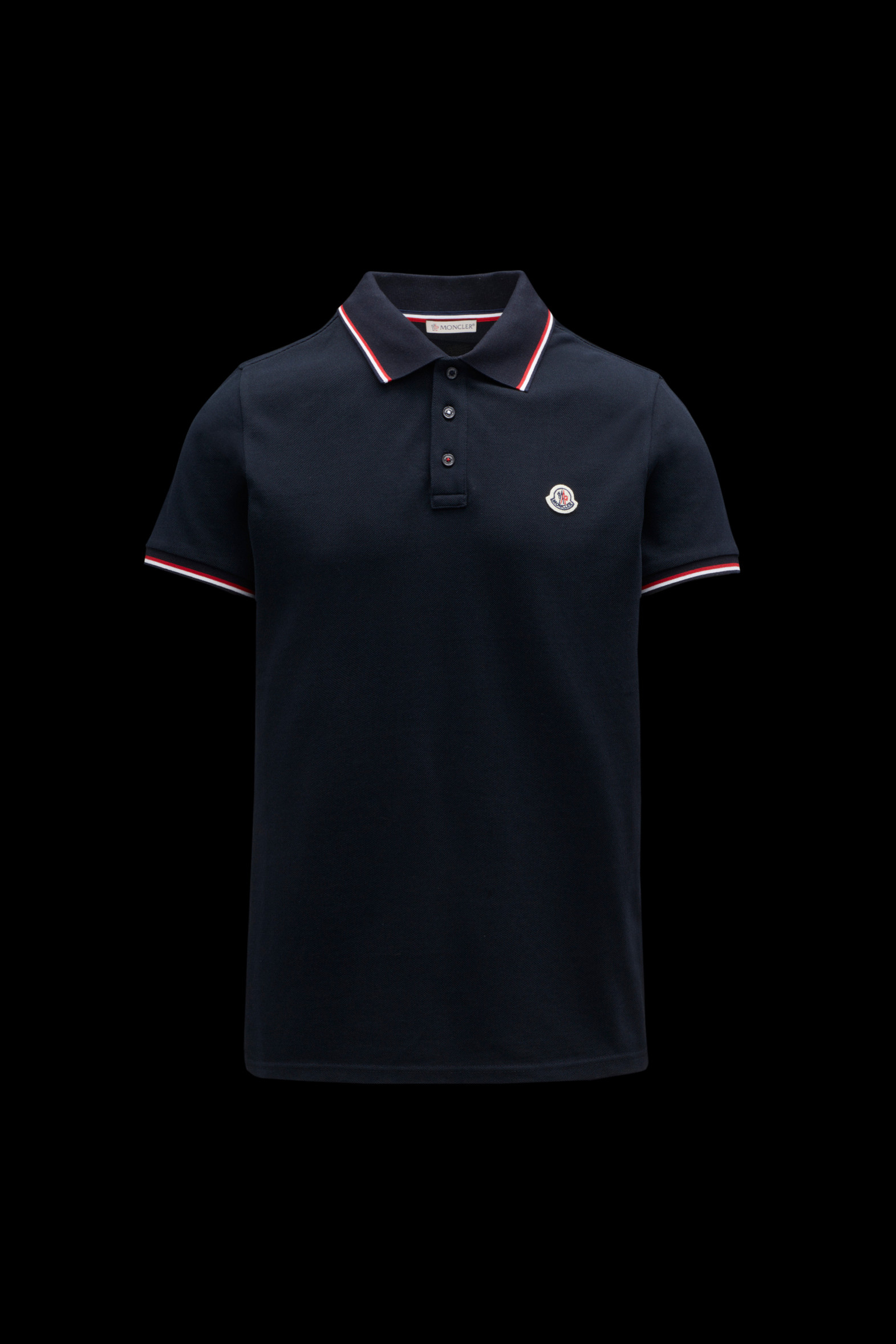 Navy Blue Logo Polo Shirt - Polos & T-shirts for Men | Moncler HK