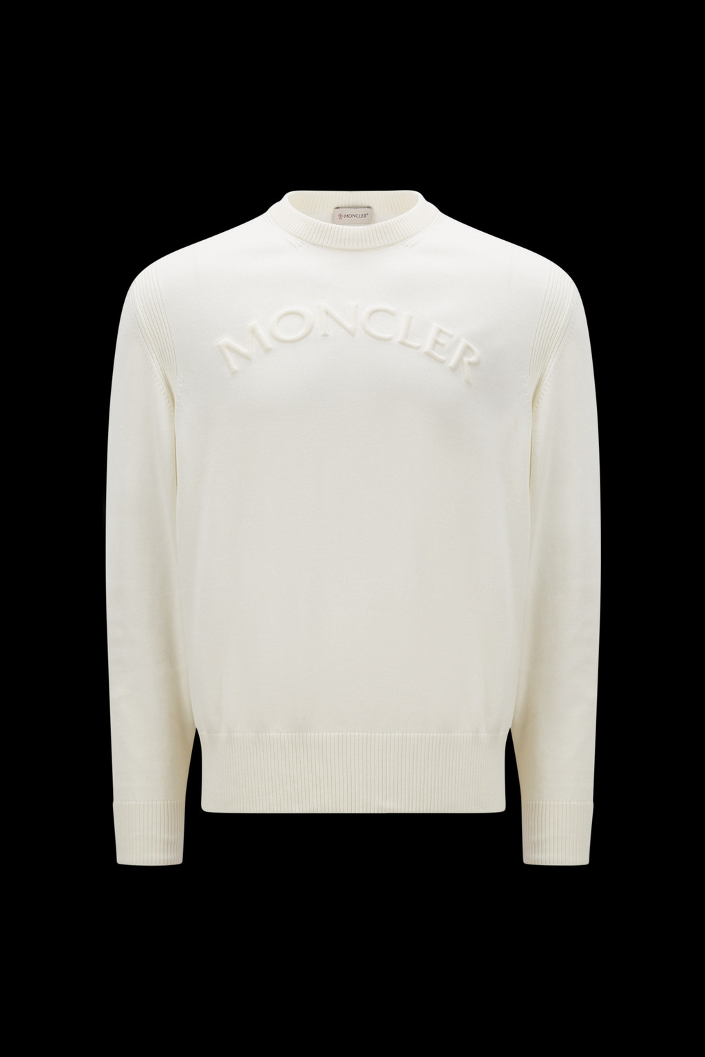 Off White Logo Cotton Jumper - Sweaters & Cardigans for Men | Moncler DK