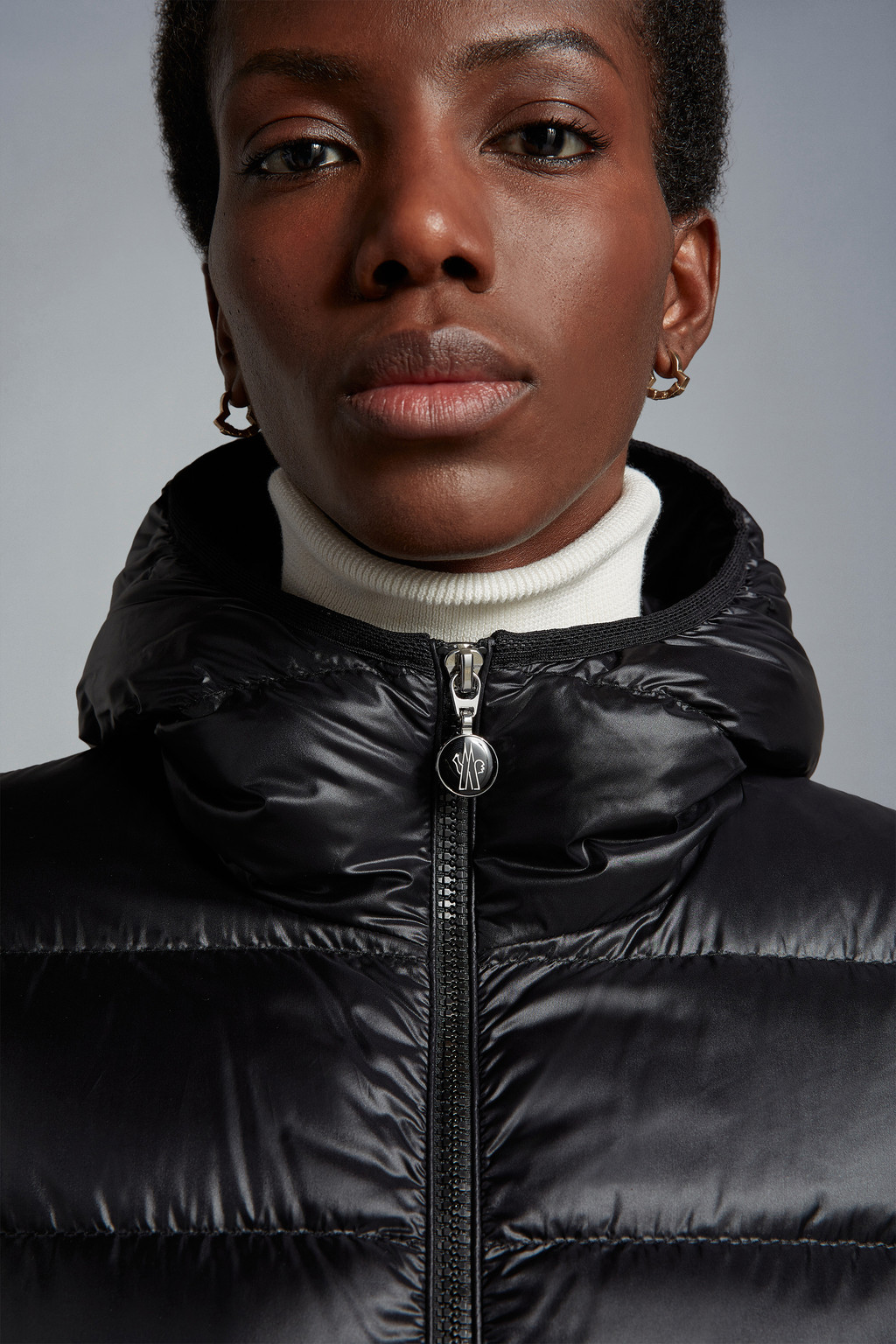 Black Gles Short Down Jacket - Short Down Jackets for Women | Moncler MT