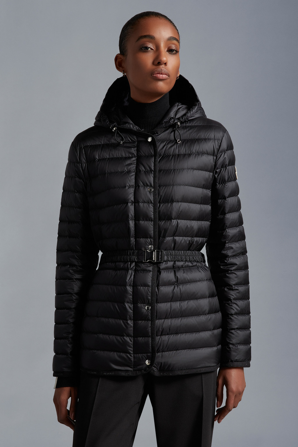 Black Oredon Short Down Jacket - Short Down Jackets for Women | Moncler DK