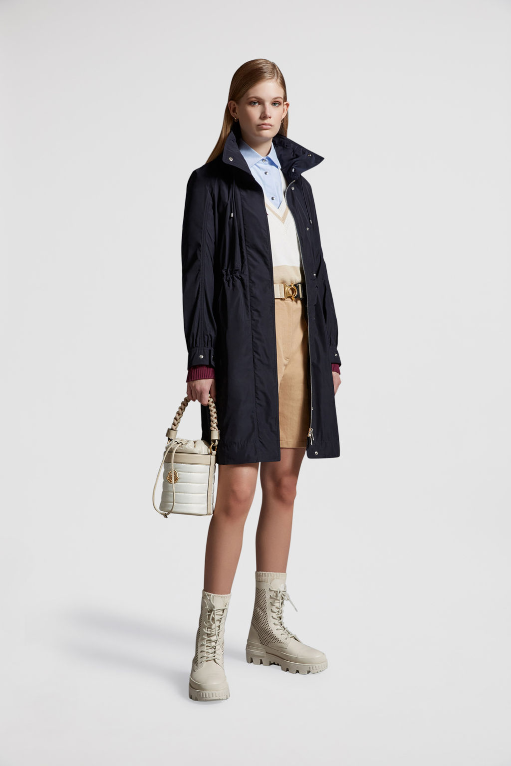 Parka Enet Azul marino - Anoraks y Impermeables de Mujer | Moncler ES