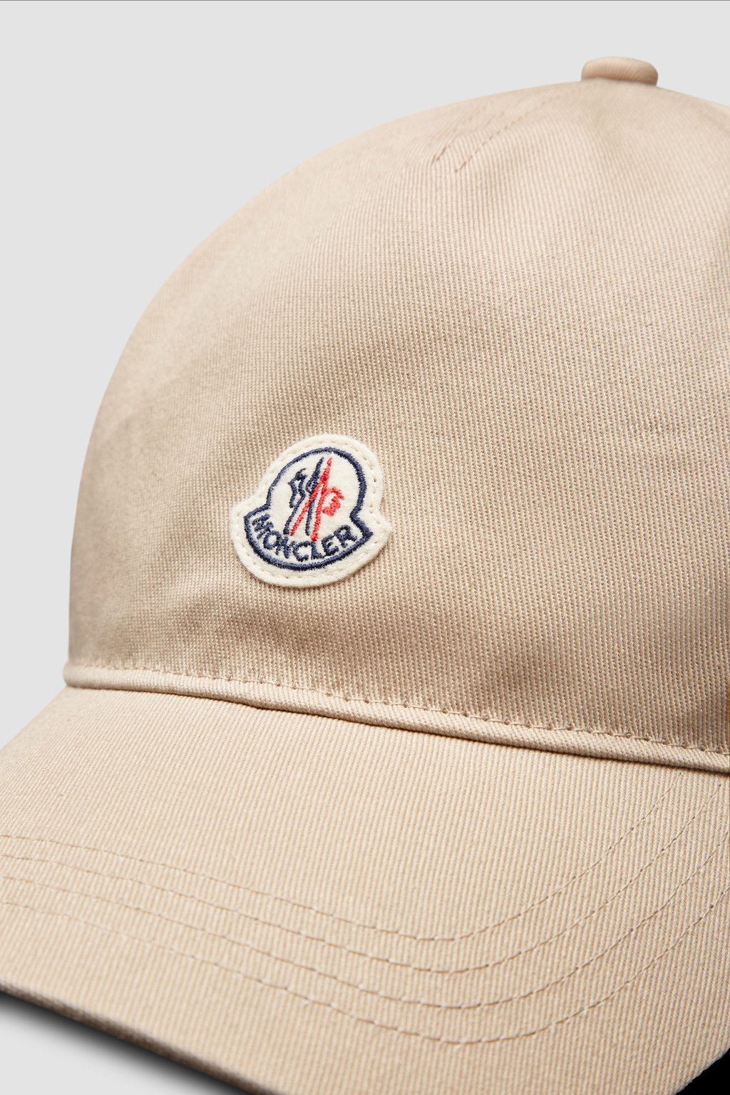 Beige Logo Baseball Cap - Hats & Beanies for Women | Moncler US