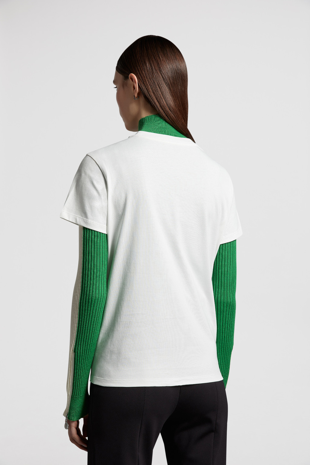 T-shirt con logo ricamato Bianco - Top & T-shirt Donna | Moncler IT
