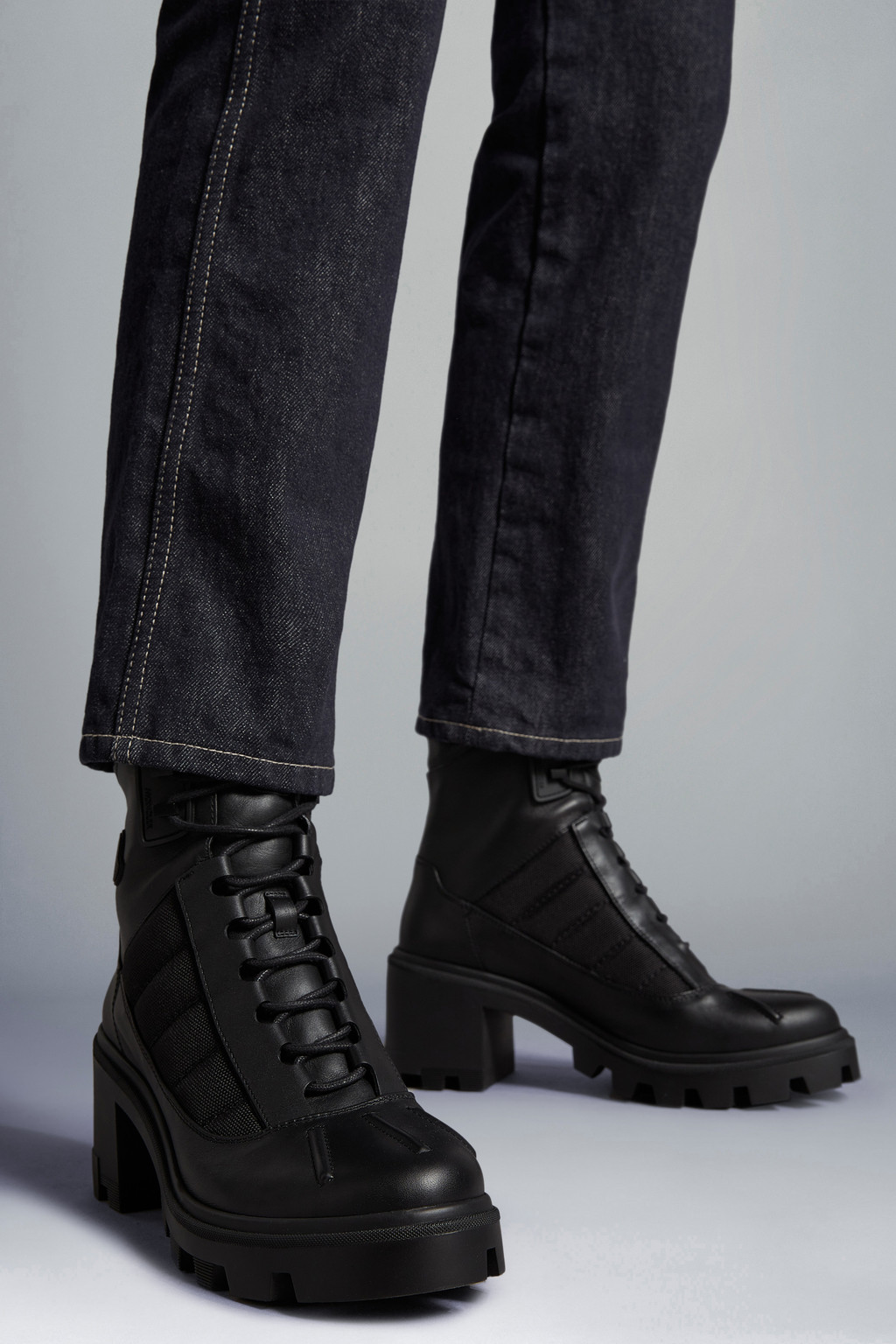Black Carol Slant Boots - Boots for Women | Moncler PL