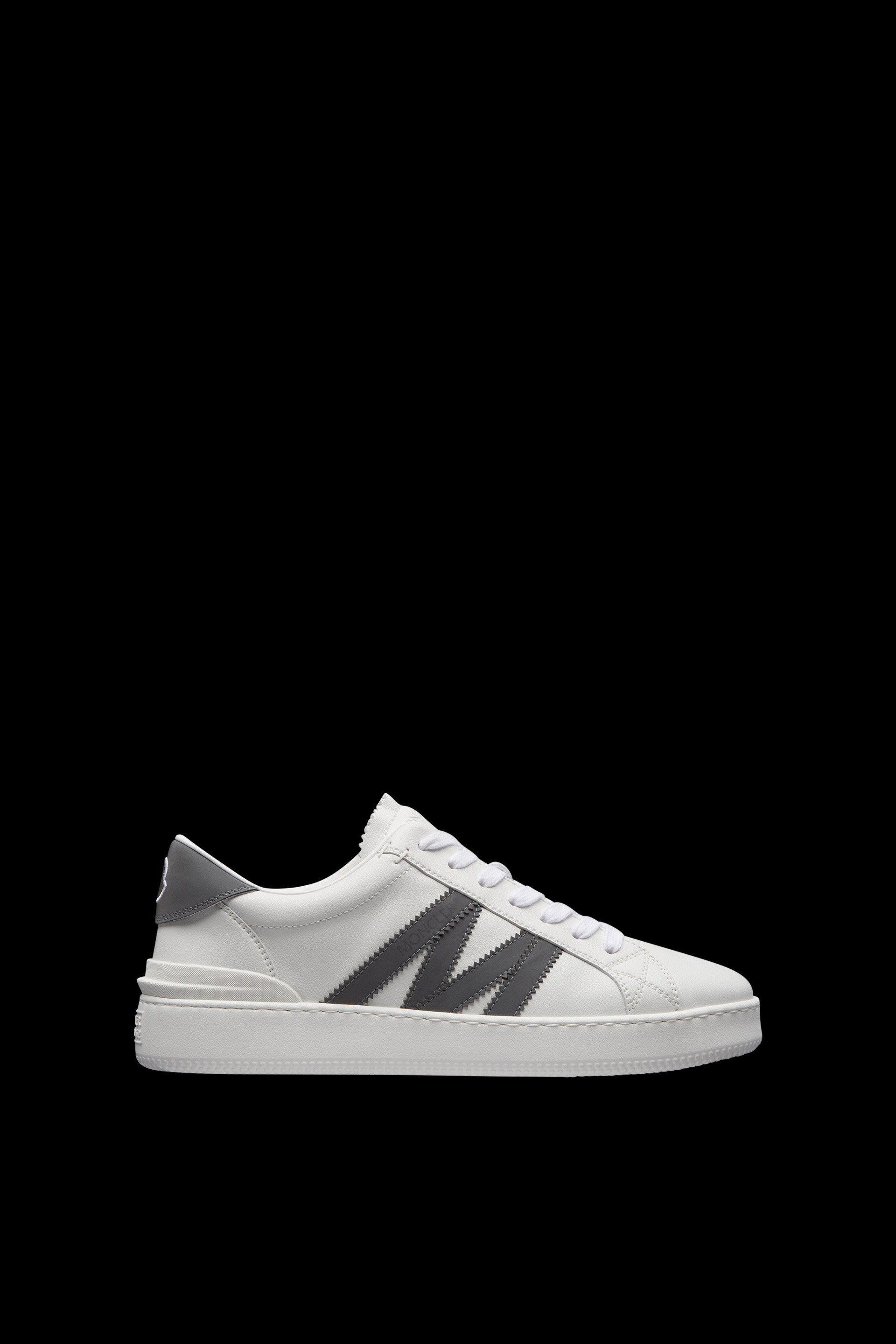 White & Silver Monaco M Trainers - Sneakers for Women | Moncler JP