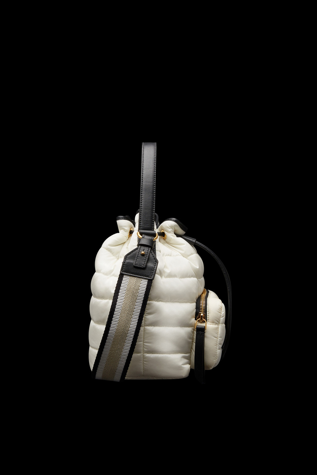 White Kilia Bucket Bag - Bags & Trolleys for Women | Moncler DE