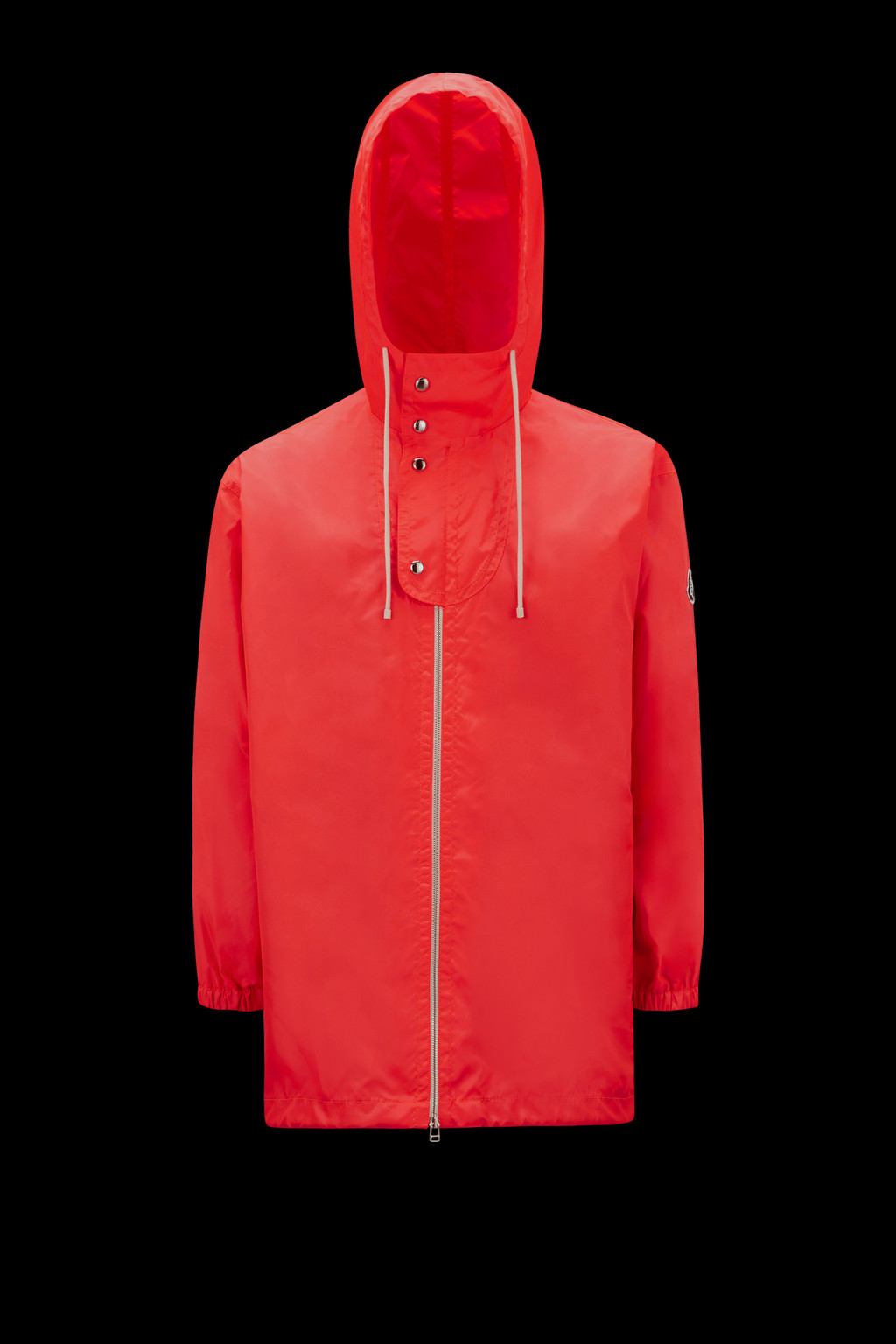 Coral Red Soho Hooded Jacket - Moncler x Alicia Keys for Genius ...