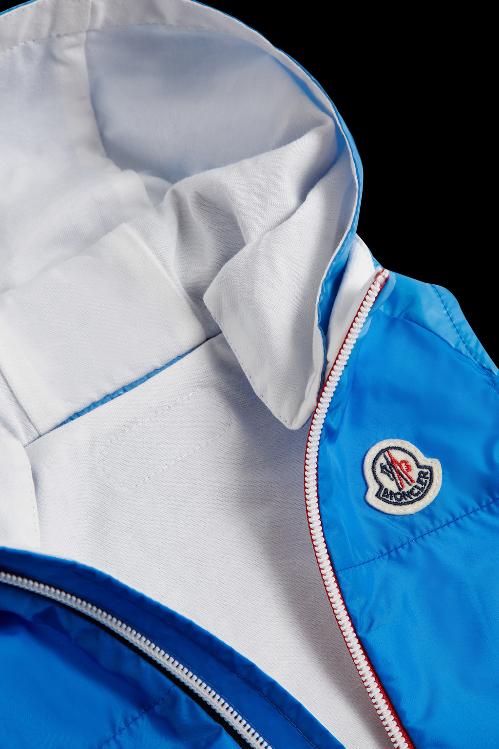 Bright Blue Holuka Hooded Vest - Outerwear for Children | Moncler US