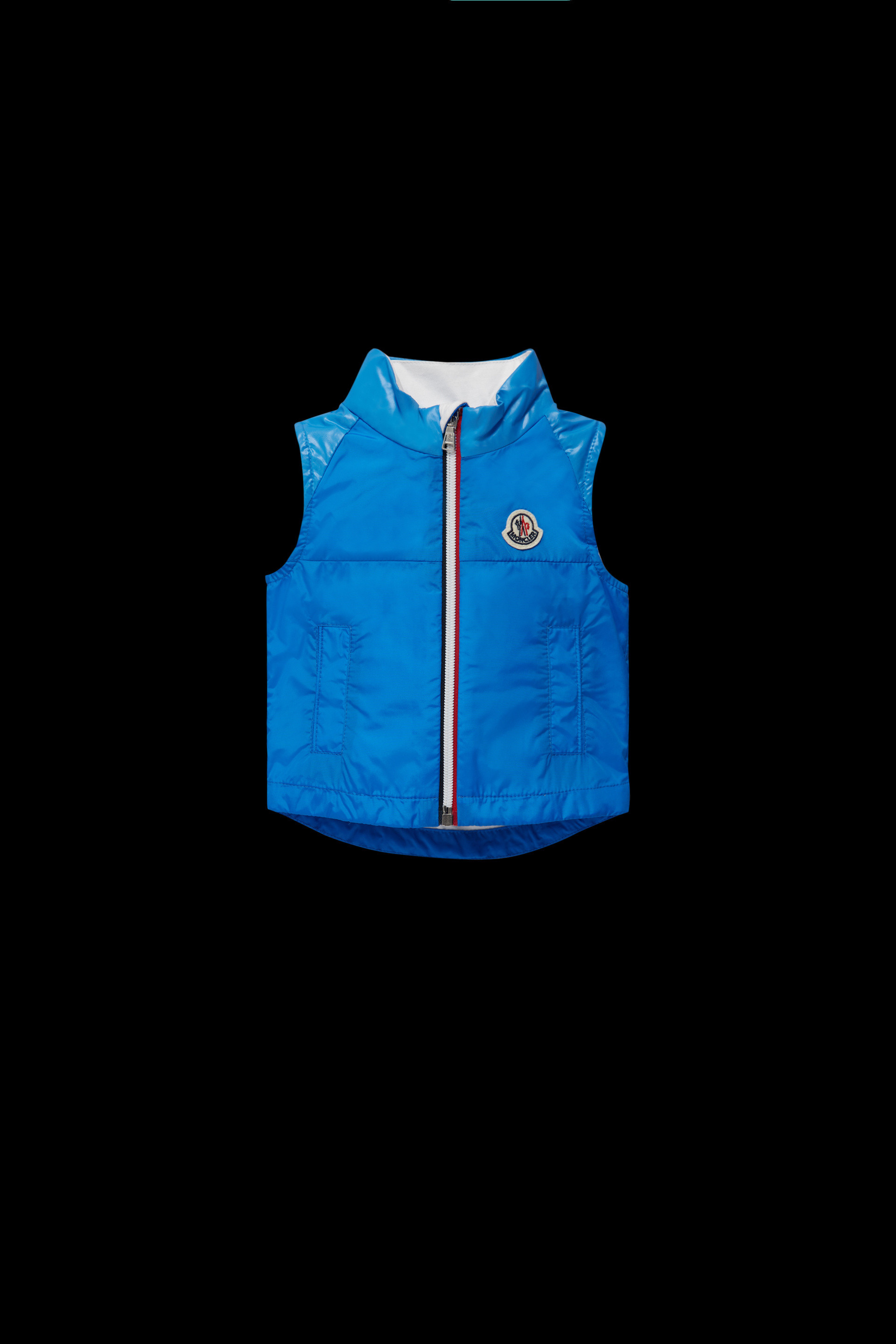 Bright Blue Holuka Hooded Vest - Outerwear for Children | Moncler US
