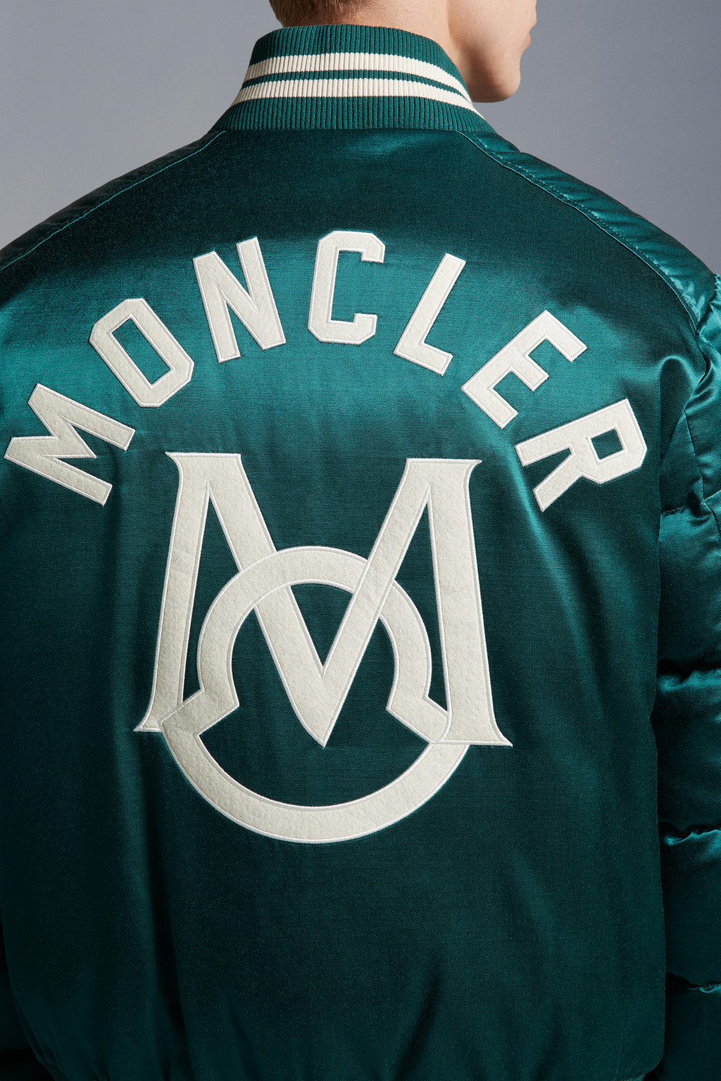 Emerald Green Dives Down Bomber Jacket - Short Down Jackets for Men ...