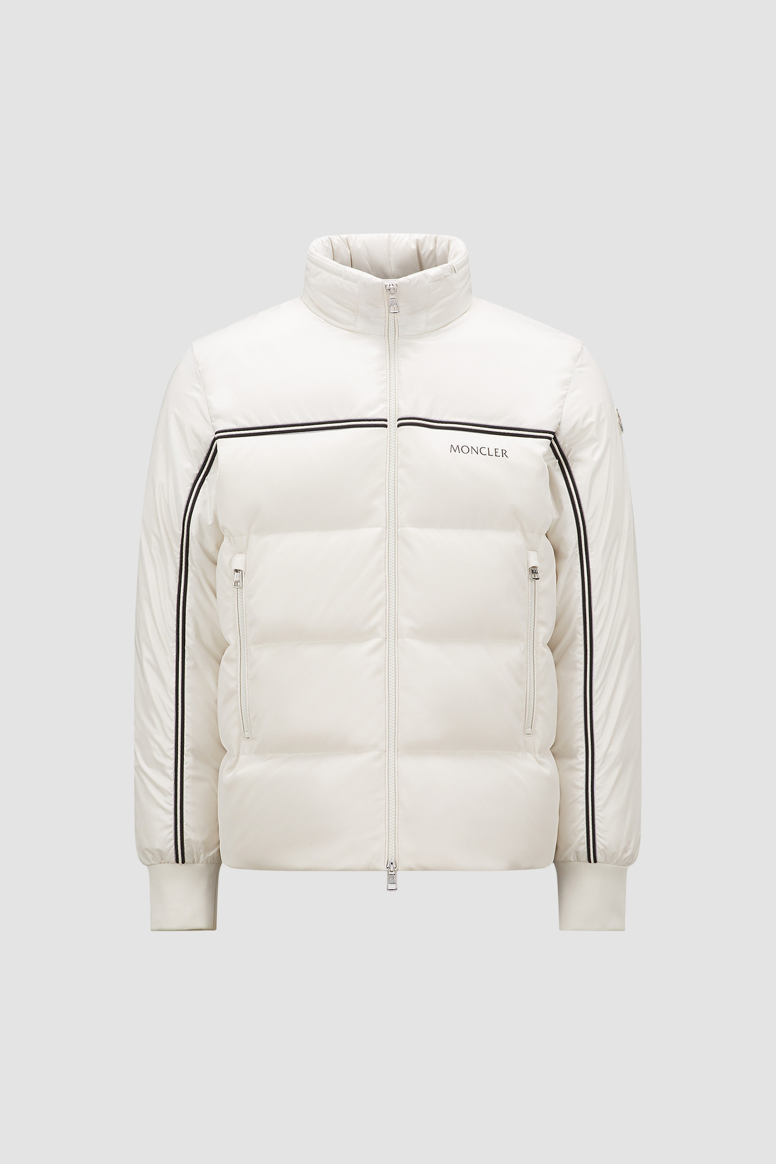 White Michael Short Down Jacket - Short Down Jackets for Men | Moncler LT
