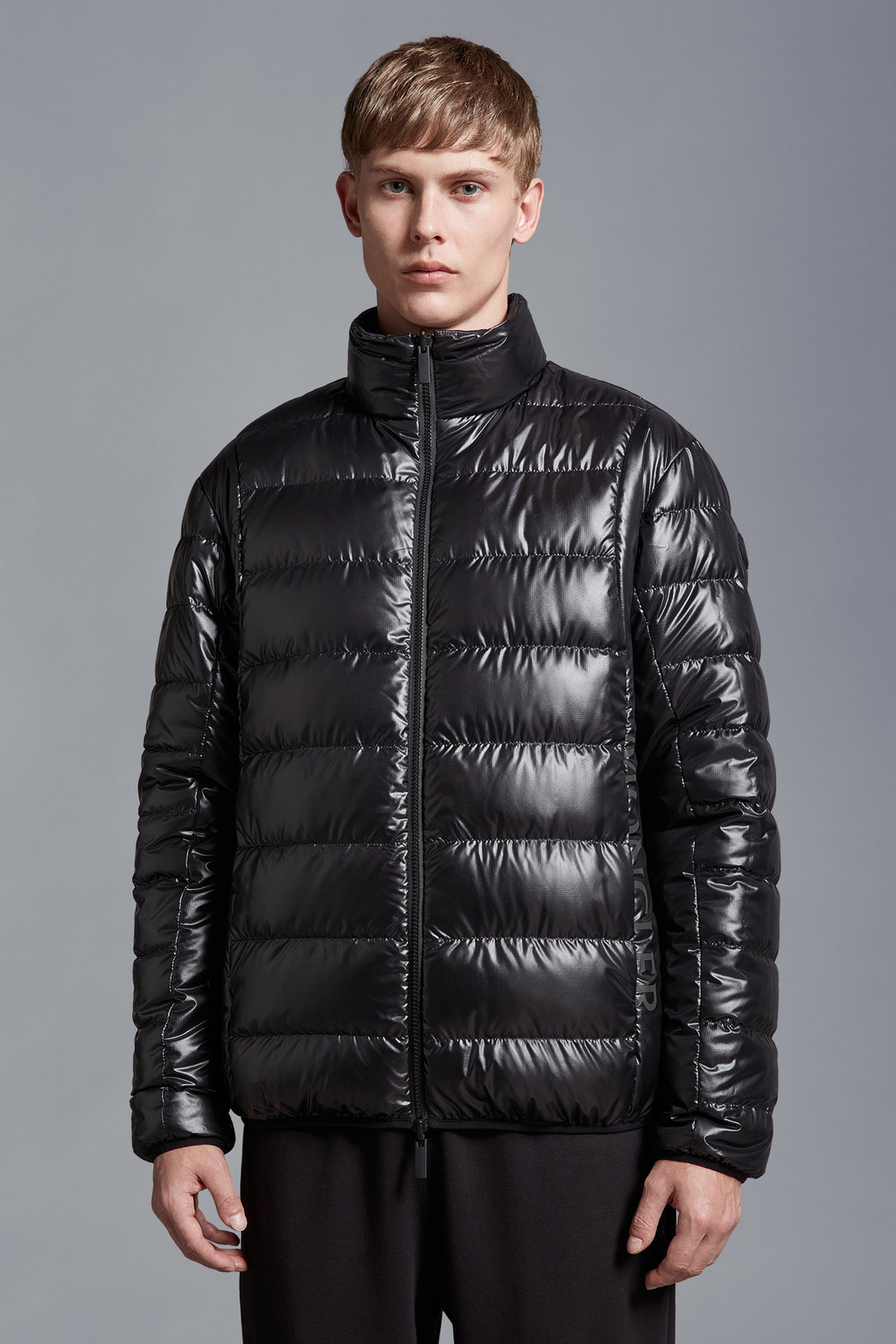 Black Tavy Reversible Short Down Jacket - Short Down Jackets for Men ...