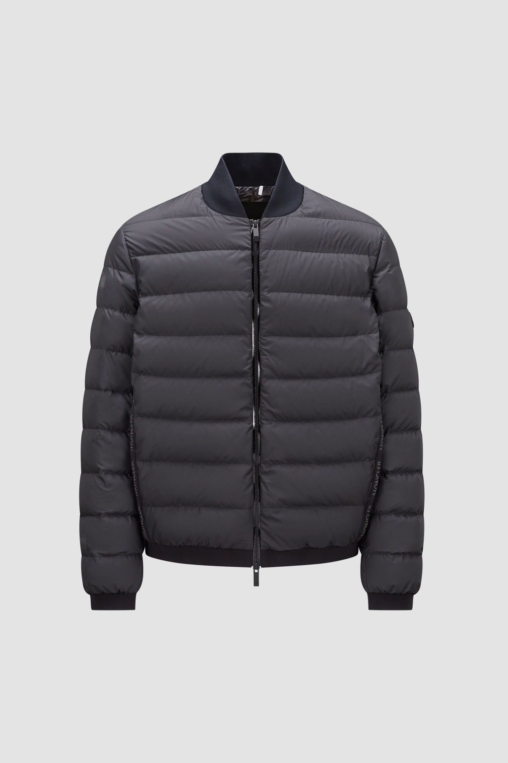 Black Oise Down Bomber Jacket - Short Down Jackets for Men | Moncler DK
