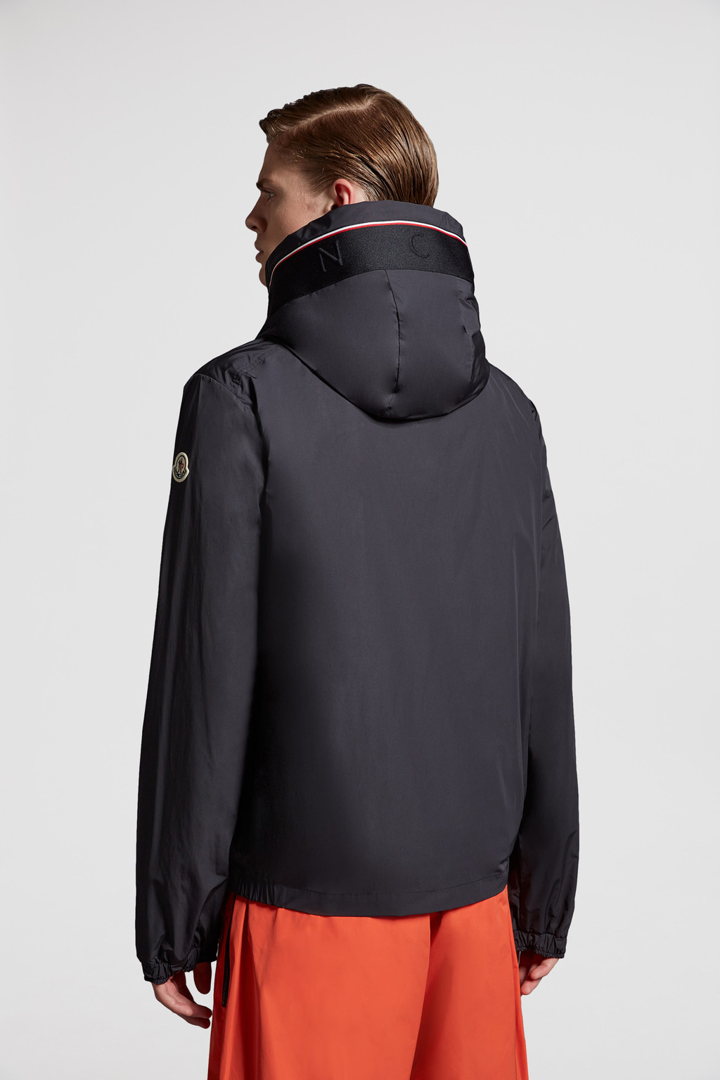 Black Mira Hooded Jacket - Windbreakers & Raincoats for Men | Moncler SG
