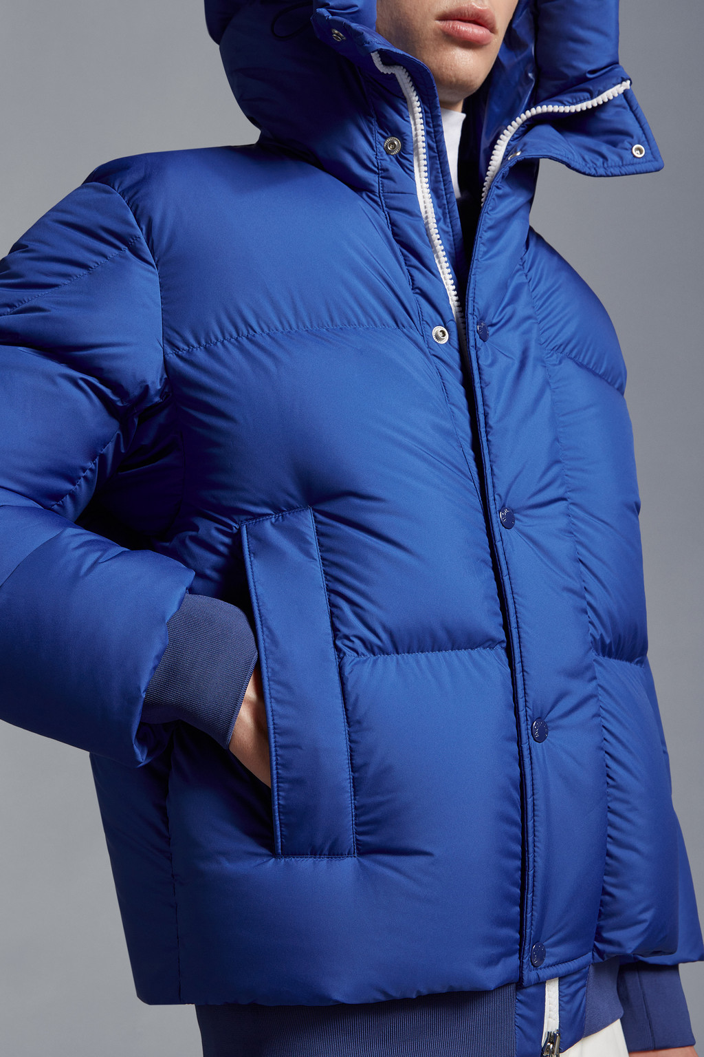 Indigo Blue Risler Short Down Jacket - Short Down Jackets for Men ...