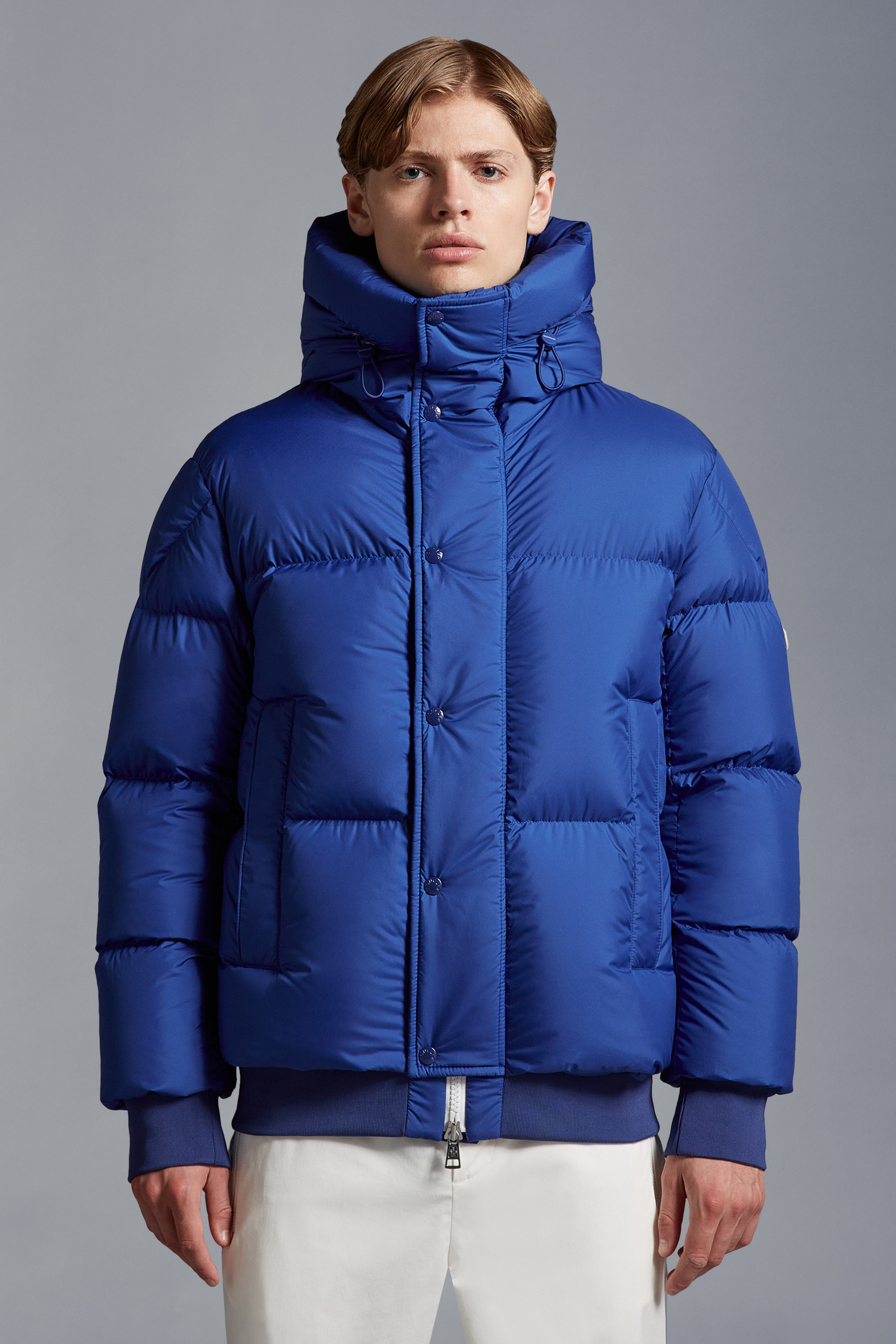 Indigo Blue Risler Short Down Jacket - Short Down Jackets for Men ...