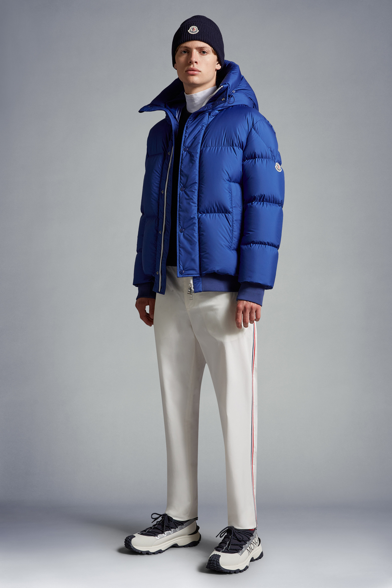 Indigo Blue Risler Short Down Jacket - Short Down Jackets for Men ...