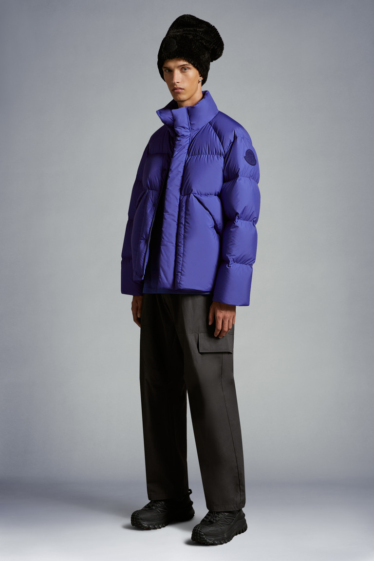 Indigo Blue Adhil Short Down Jacket - Short Down Jackets for Men ...