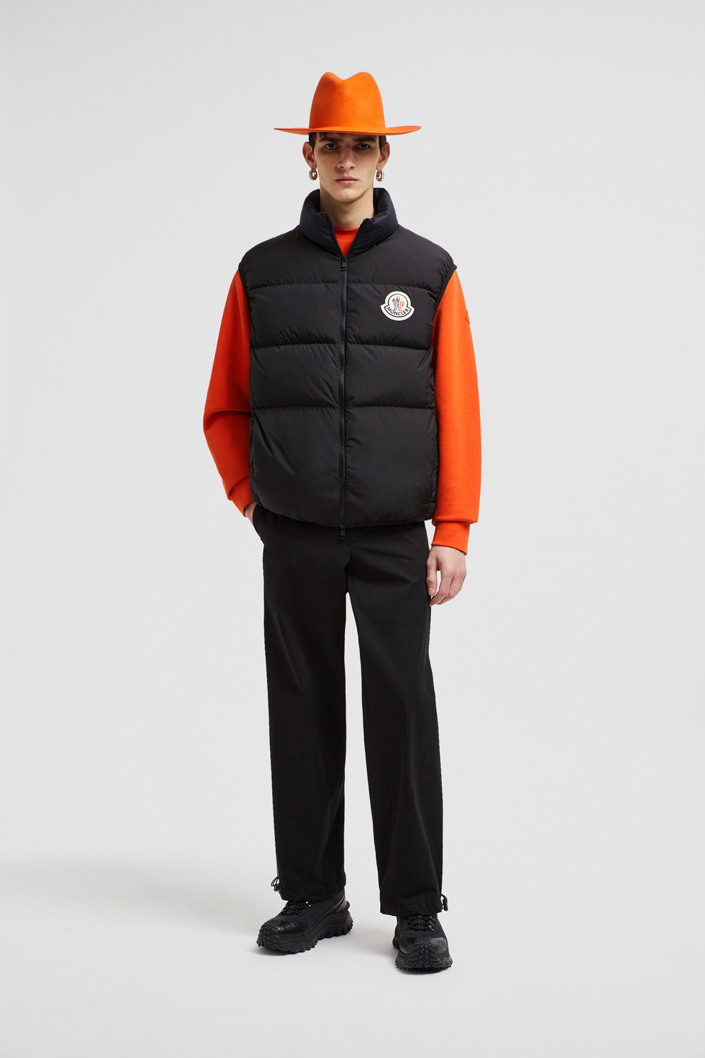 Black Luiro Down Gilet - Vests for Men | Moncler HR
