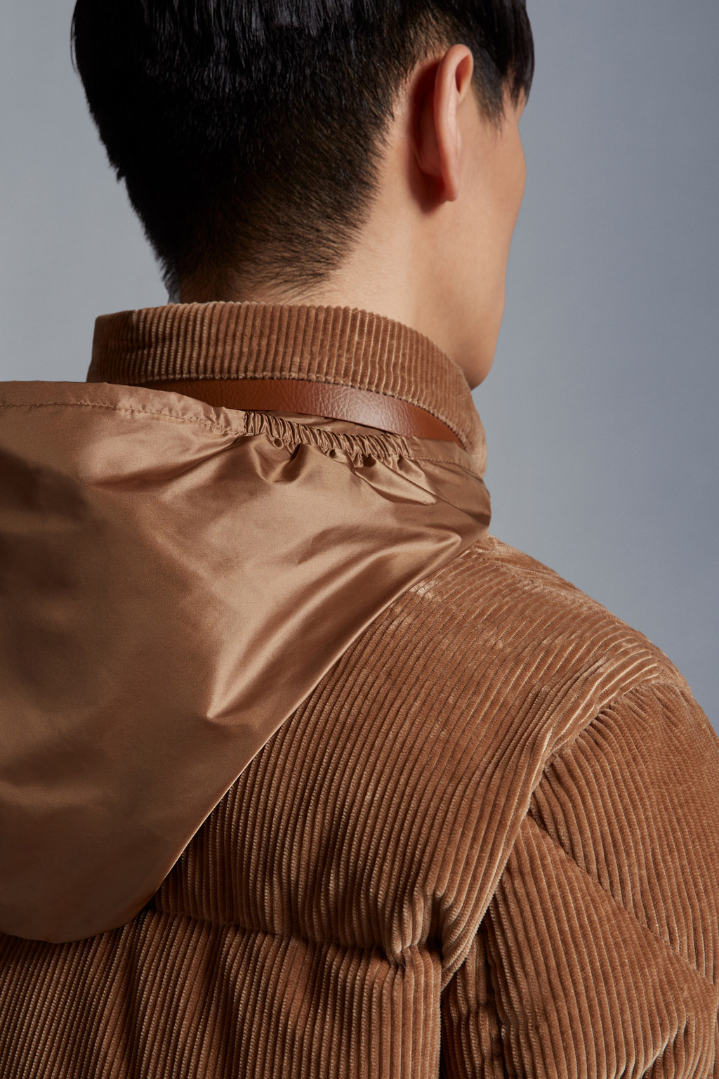 Brown Besbre Short Down Jacket - Short Down Jackets for Men | Moncler HR