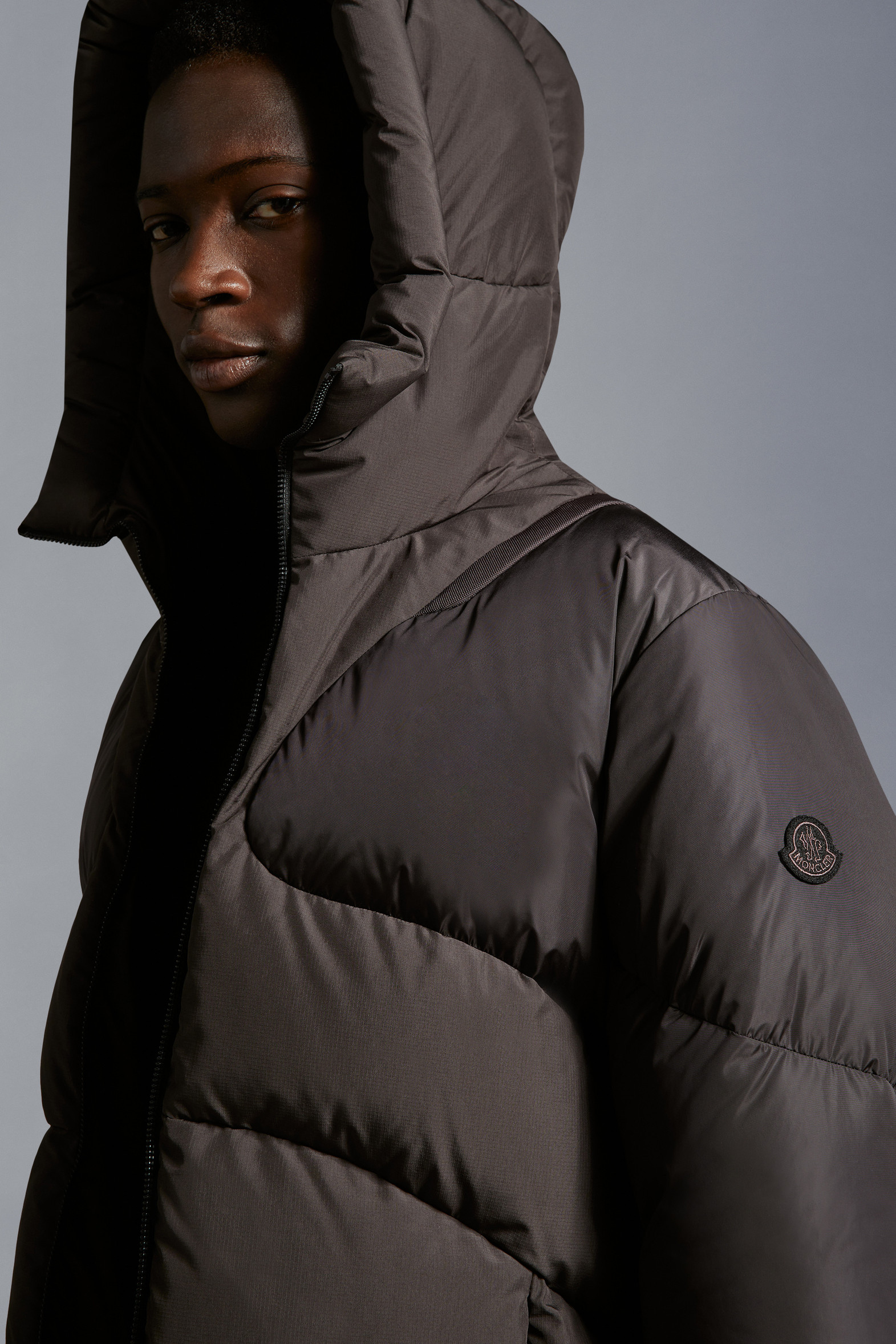 Dark Gray Adur Short Down Jacket - Short Down Jackets for Men | Moncler HK
