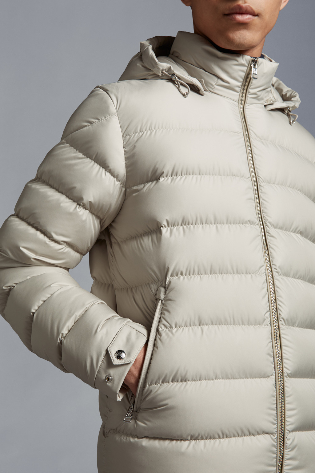 Beige Arneb Short Down Jacket - Short Down Jackets for Men | Moncler DE