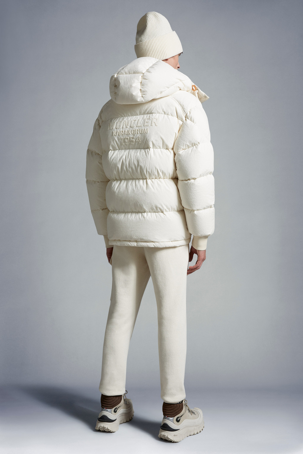 White Moncler Karakorum Short Down Jacket Men - Short Down Jackets for ...