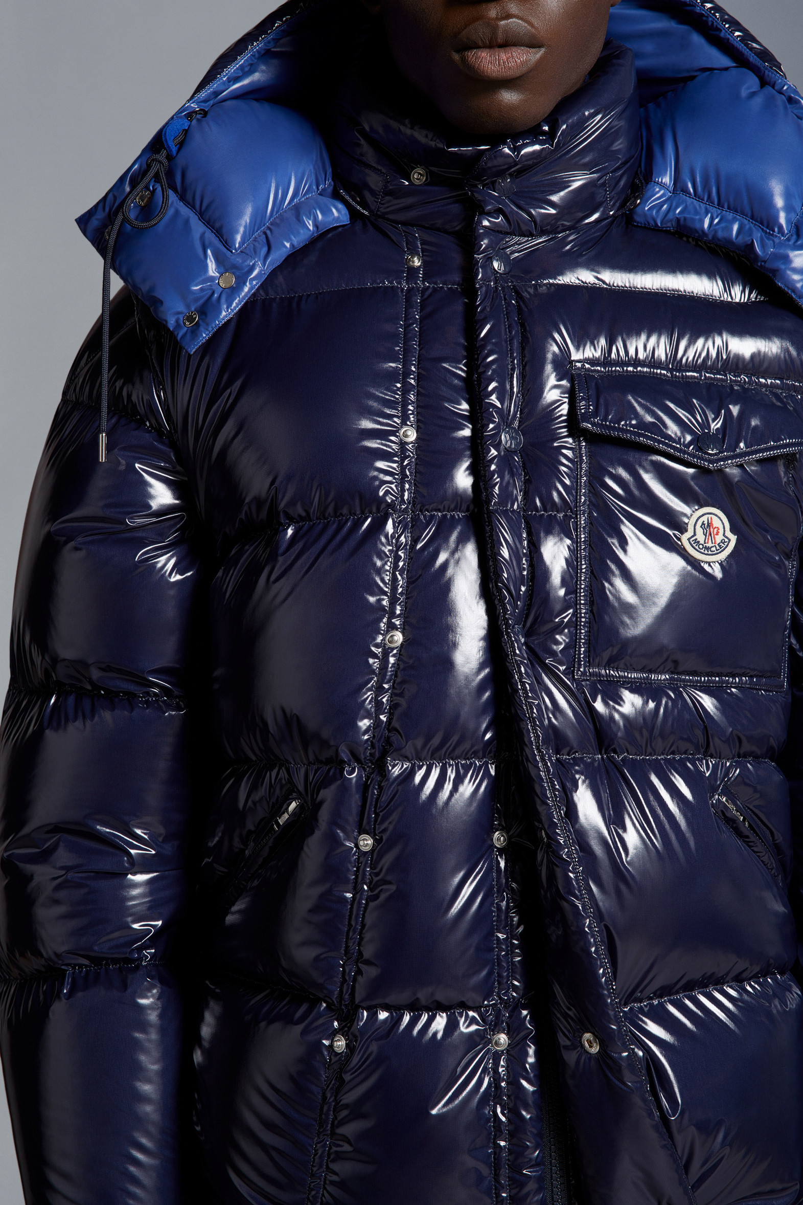 Blue Moncler Karakorum Short Down Jacket Men - Short Down Jackets for ...