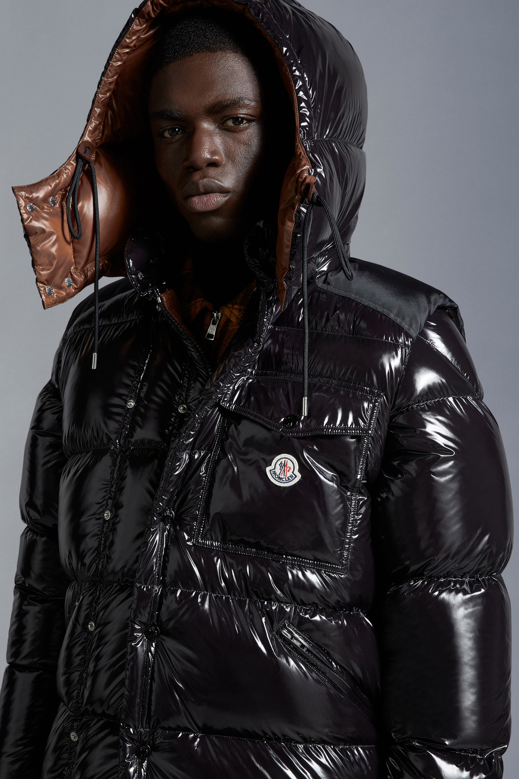 Black Moncler Karakorum Short Down Jacket Men - Short Down Jackets for ...