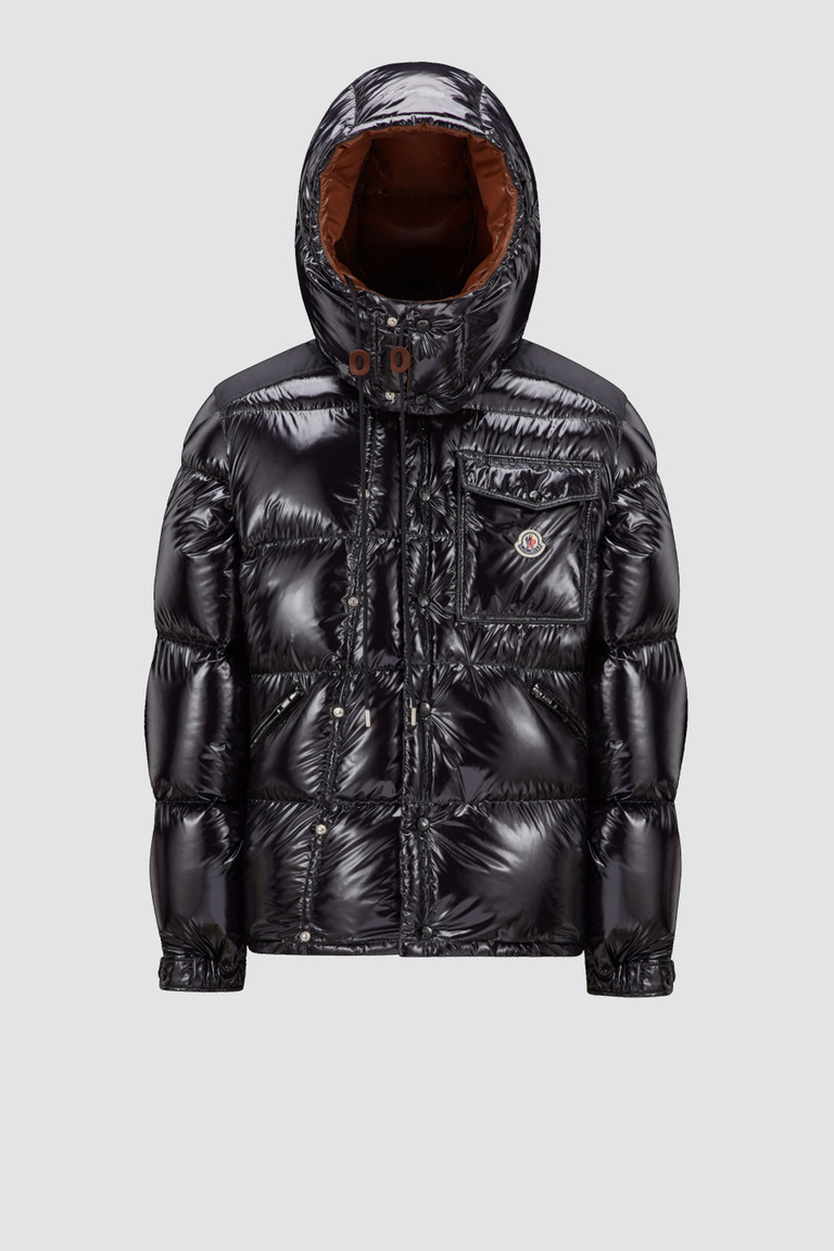 Moncler Karakorum kurze Daunenjacke Herren Schwarz - Kurze Daunenjacken ...