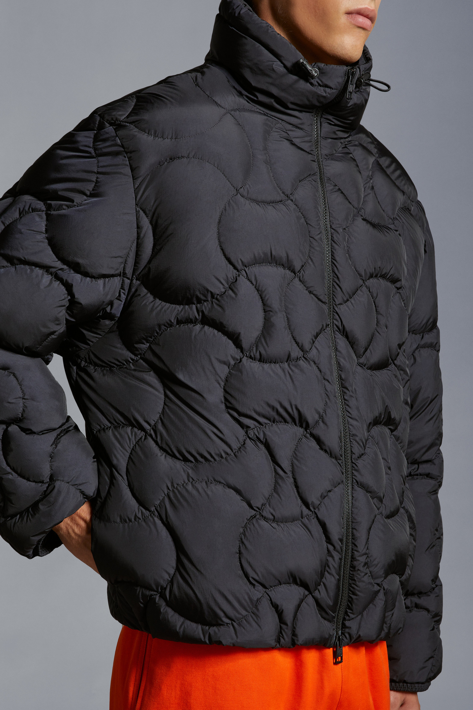 Black Hatysa Short Down Jacket - Short Down Jackets for Men | Moncler HK