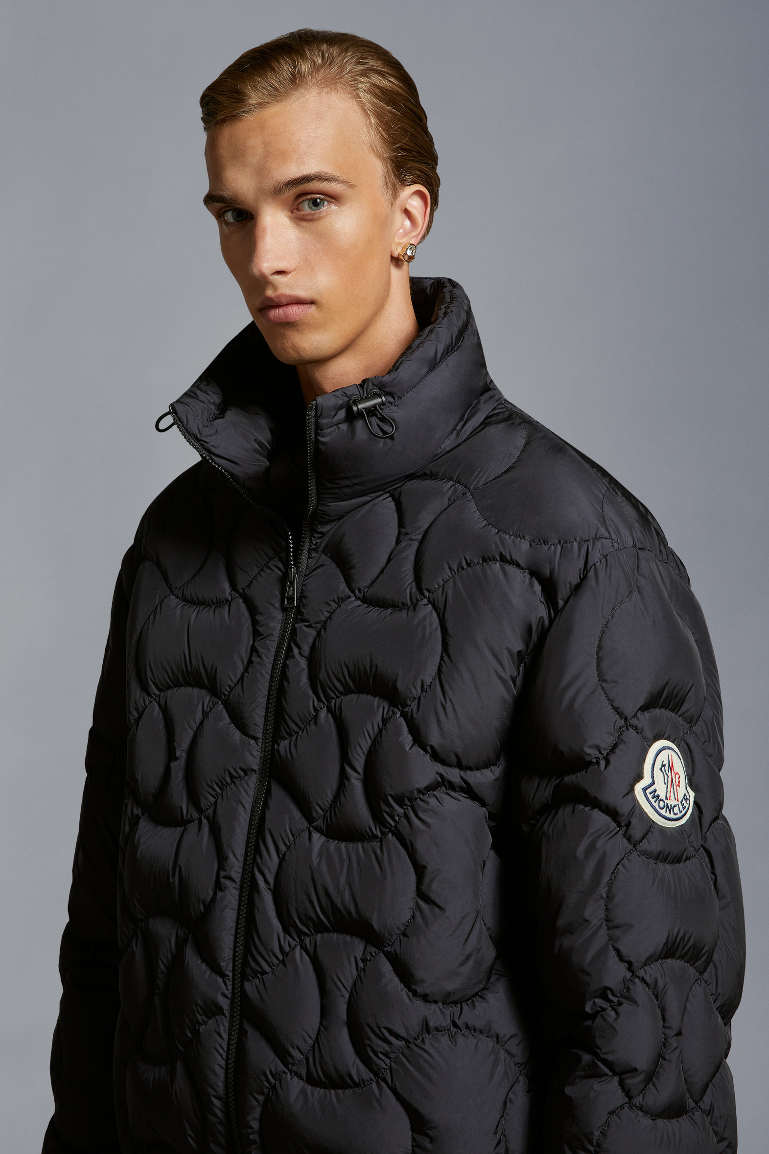 Black Hatysa Short Down Jacket - Short Down Jackets for Men | Moncler HK