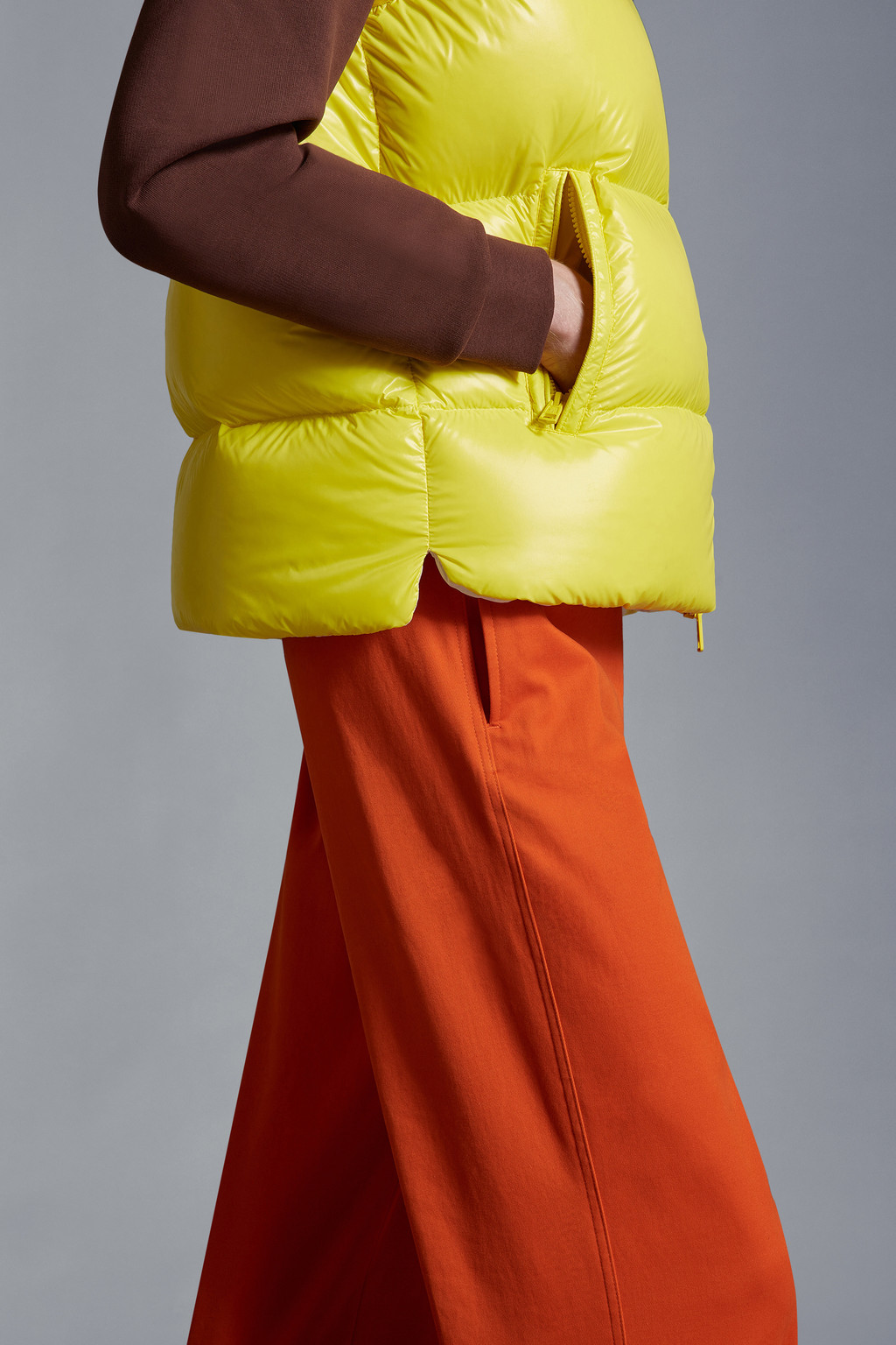 Mustard Yellow Sumido Down Gilet - Vests for Men | Moncler SK