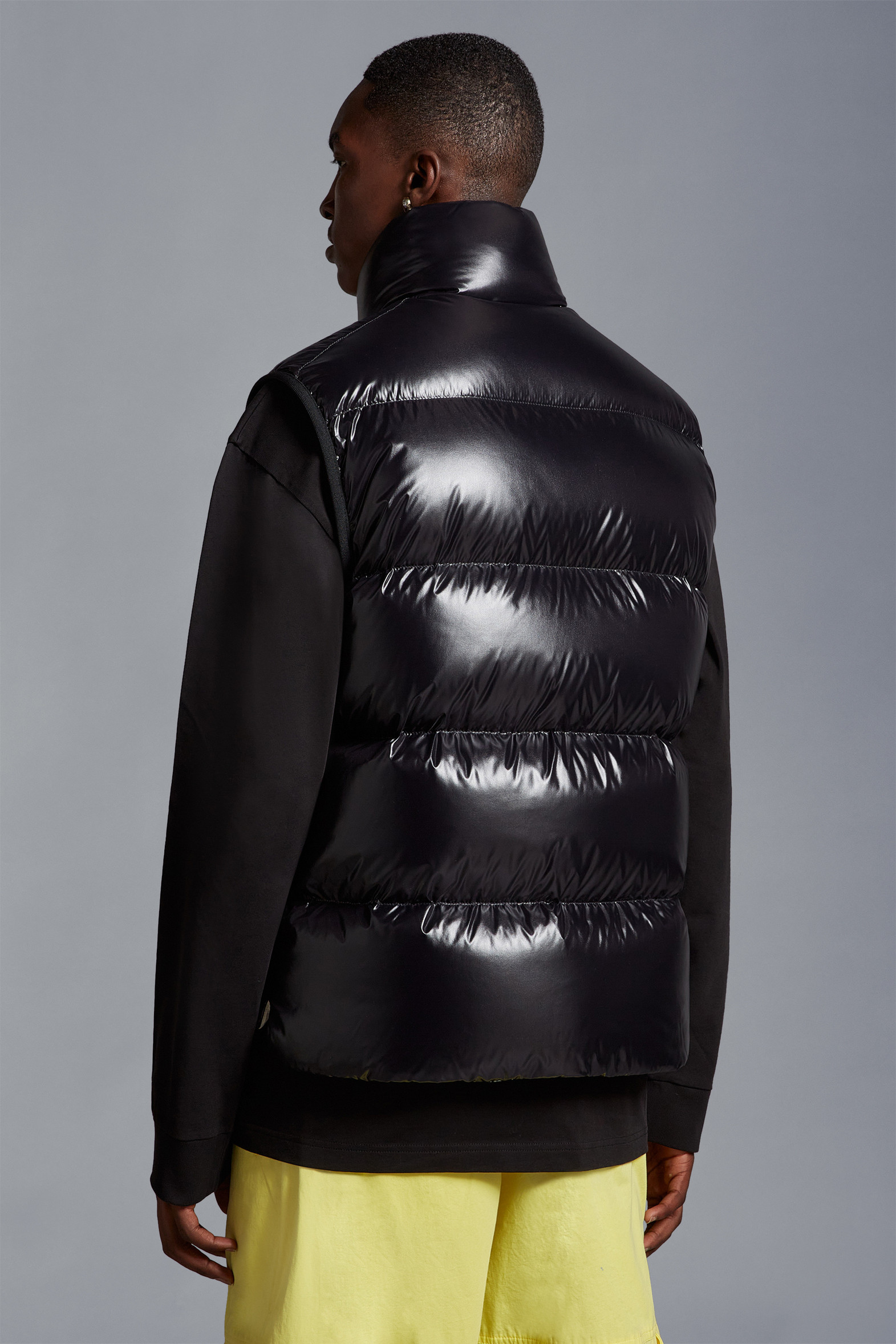 Black & Yellow Sumido Down Gilet - Vests for Men | Moncler HK