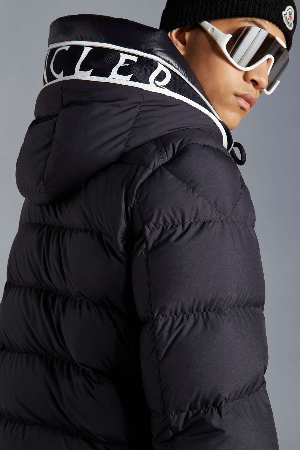 Navy Blue Cardere Short Down Jacket - Short Down Jackets for Men ...