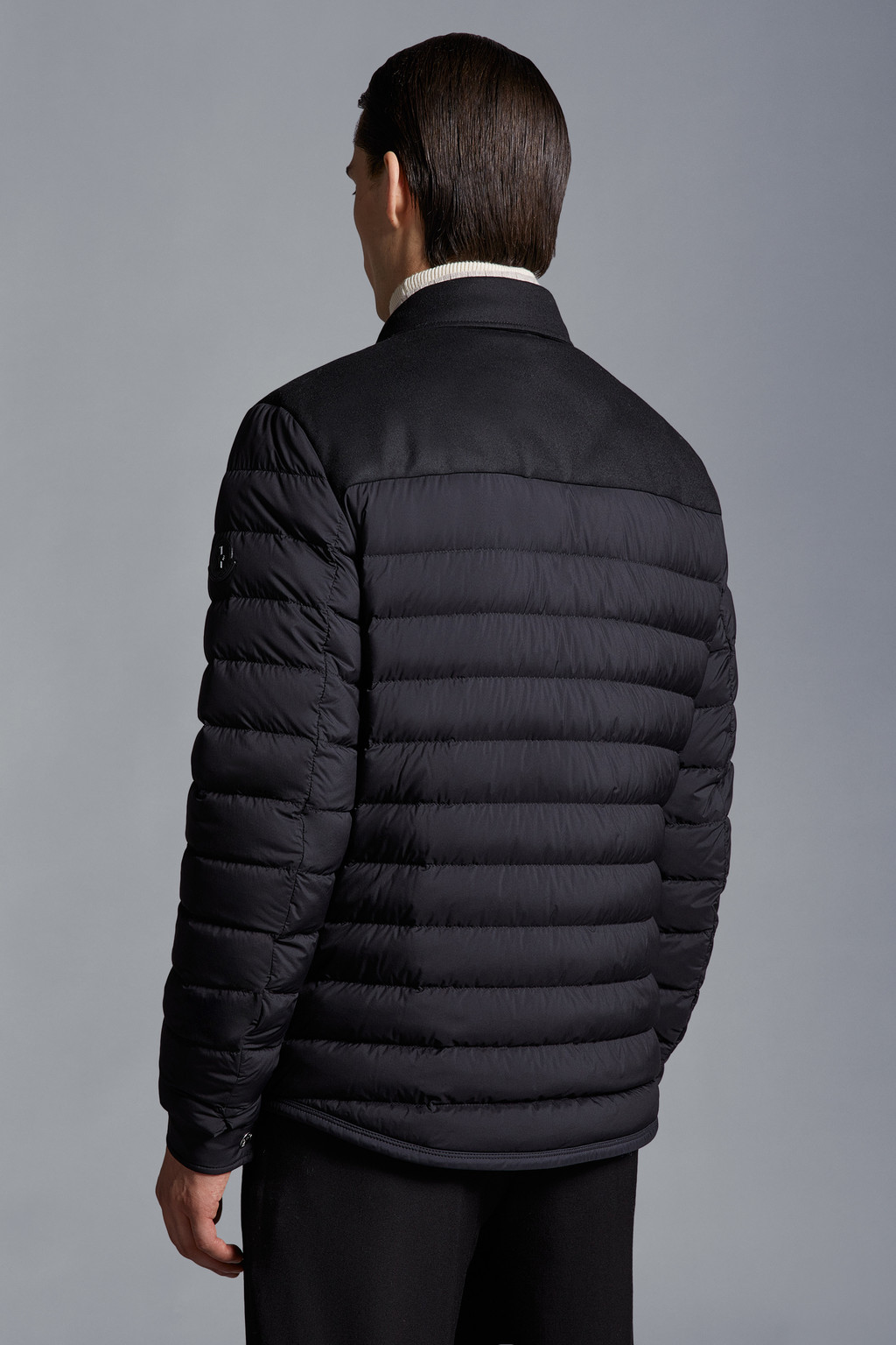 Black Fauscoum Down Shacket - Coats & Jackets for Men | Moncler HK