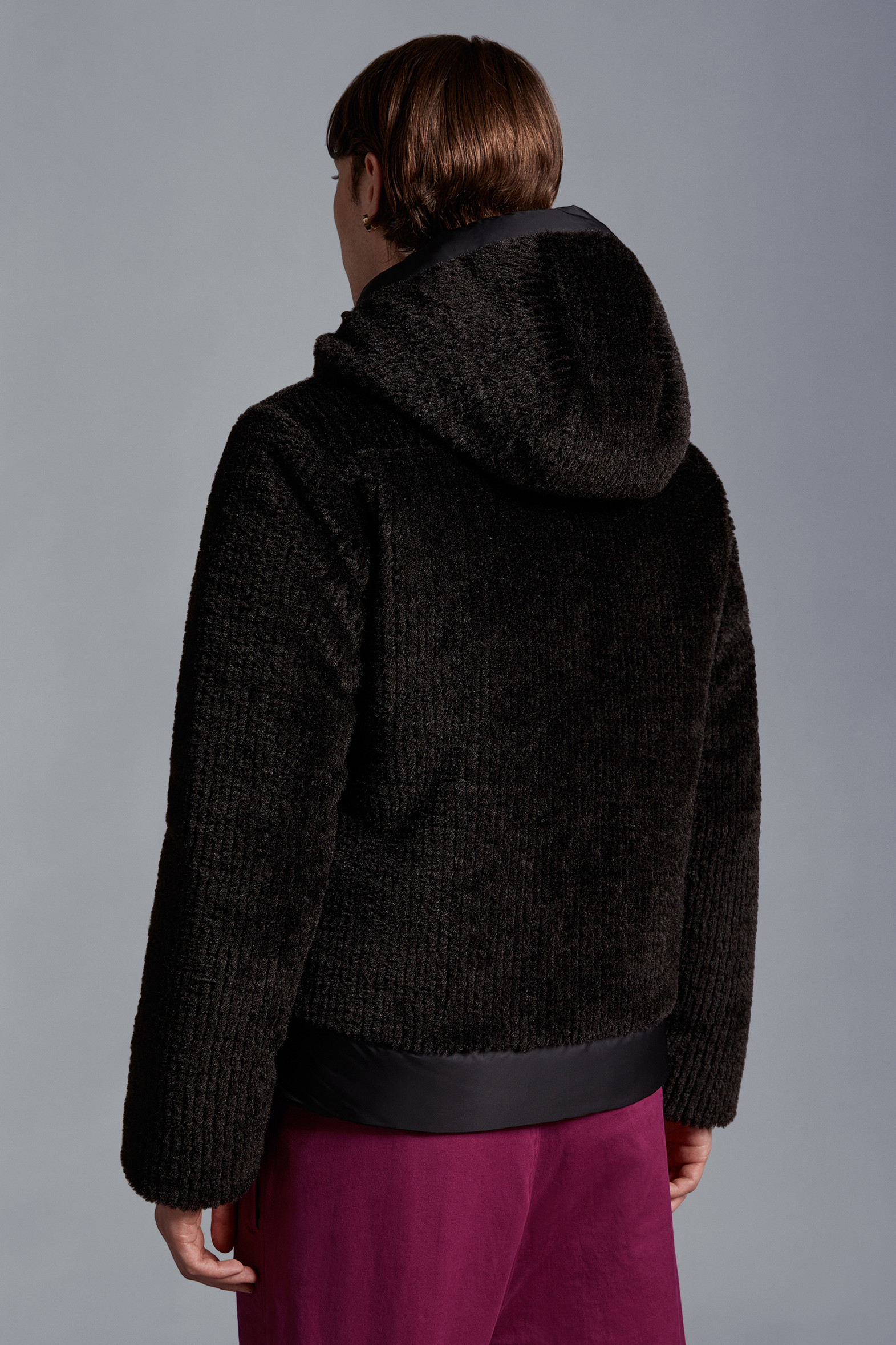 Black Tejat Reversible Down Jacket - Short Down Jackets for Men ...