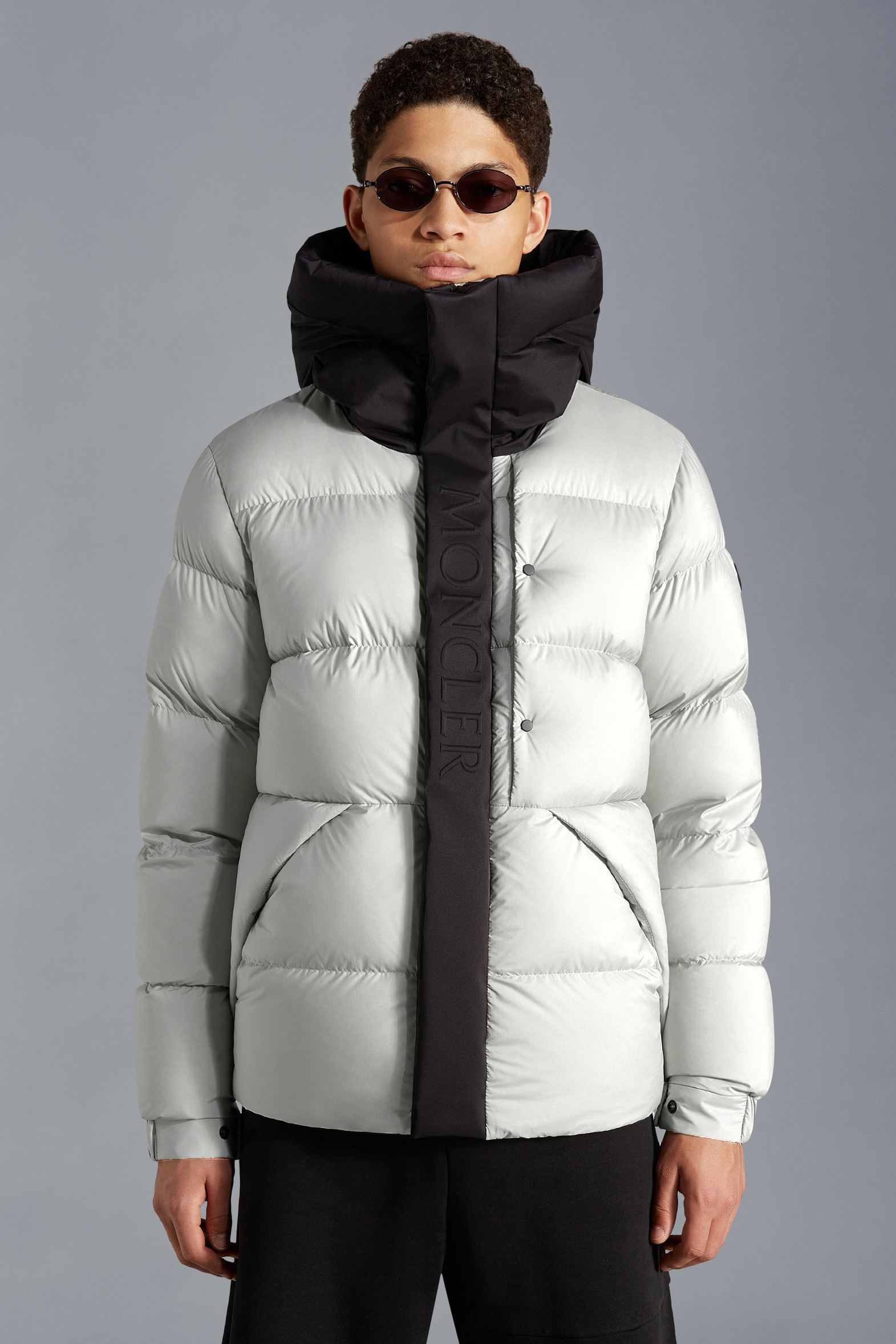 Light Gray Madeira Short Down Jacket - Short Down Jackets for Men ...