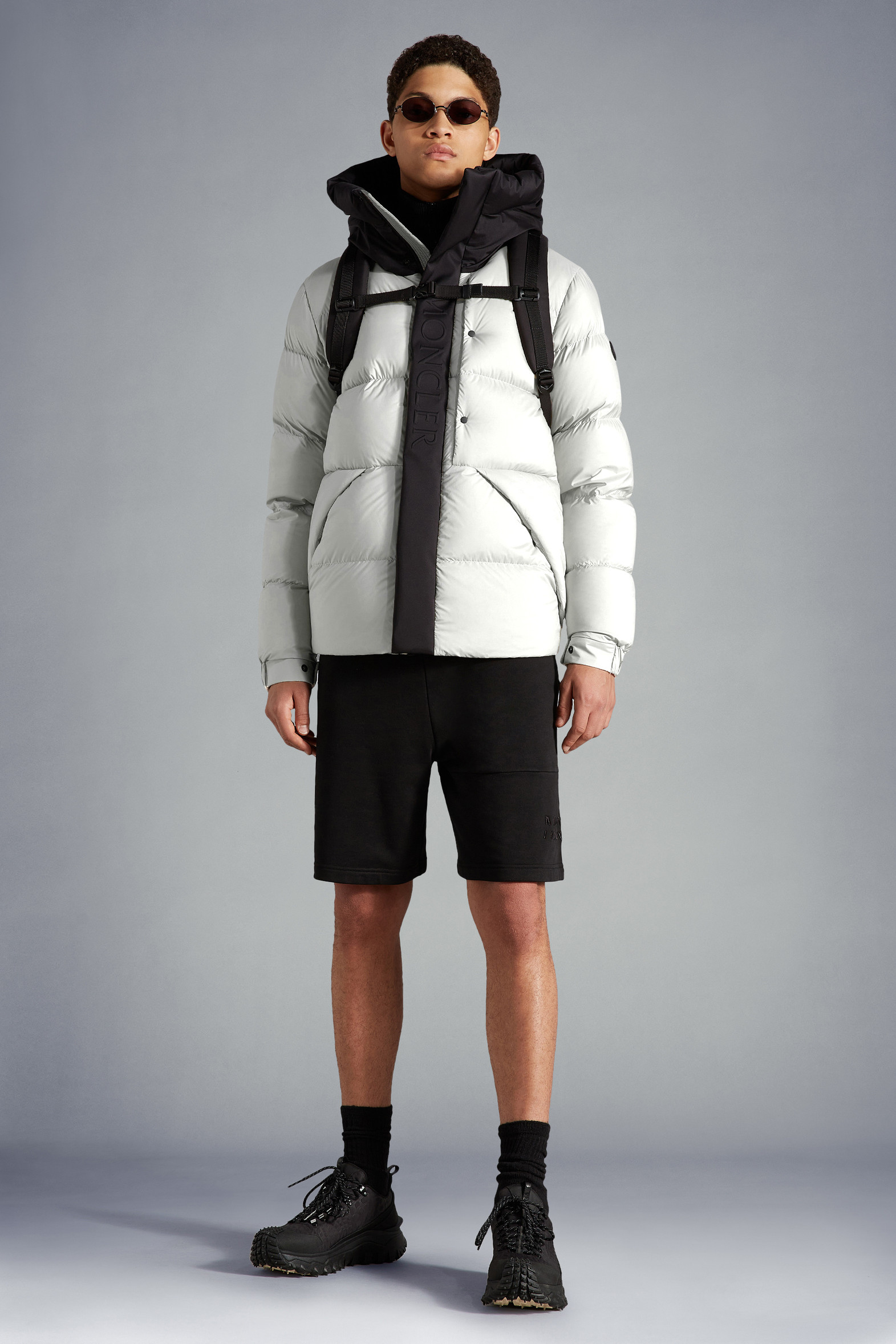 Light Gray Madeira Short Down Jacket - Short Down Jackets for Men ...