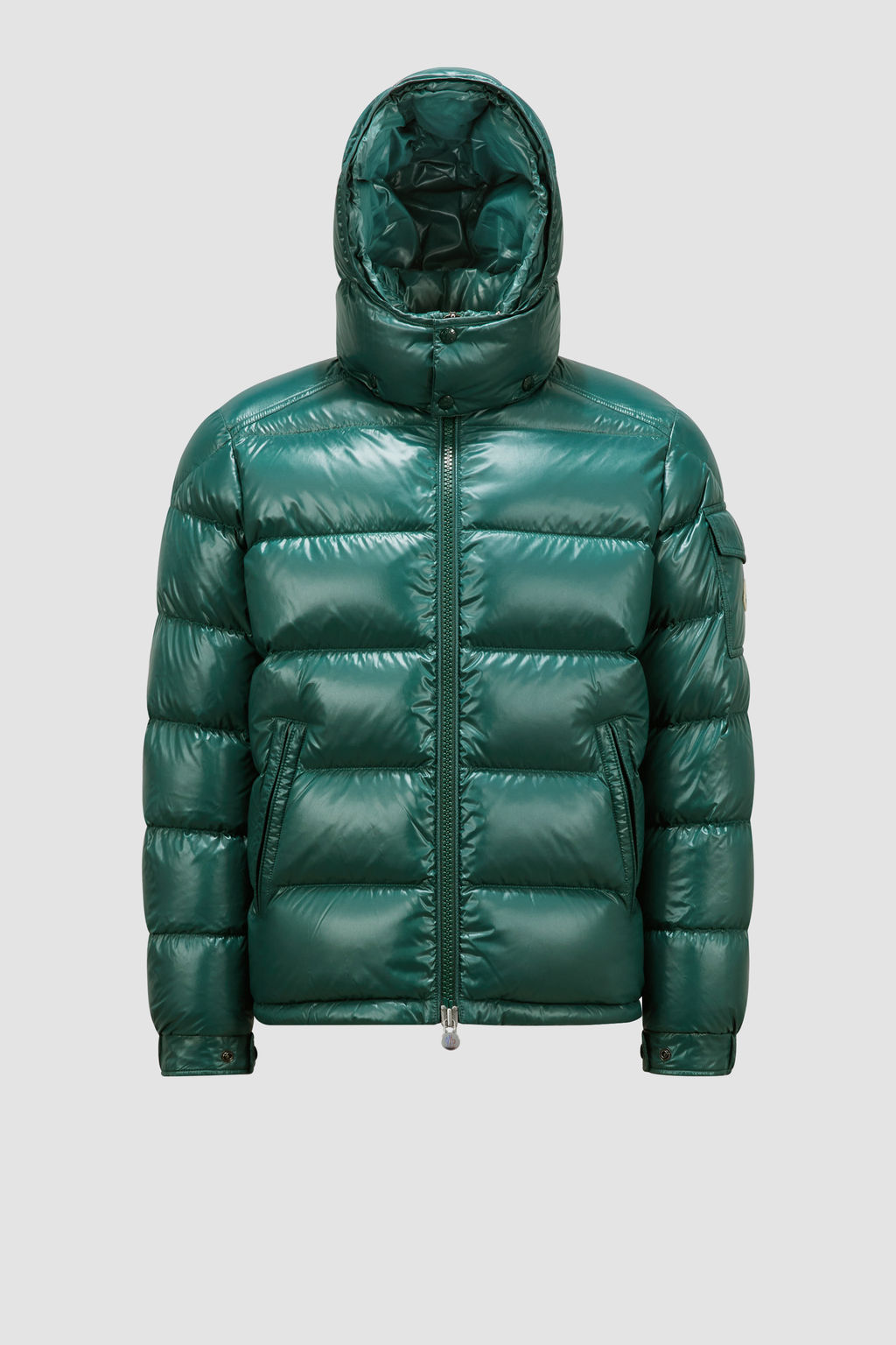 Emerald Green Moncler Maya Short Down Jacket - Short Down Jackets for ...
