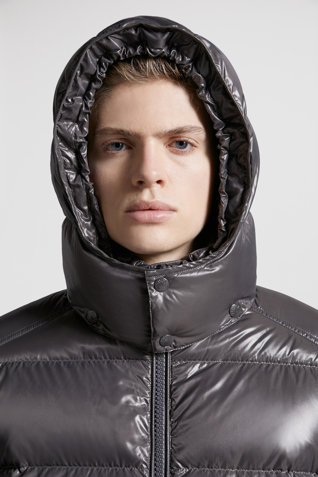 Dark Gray Moncler Maya Short Down Jacket - Short Down Jackets for Men | Moncler FR