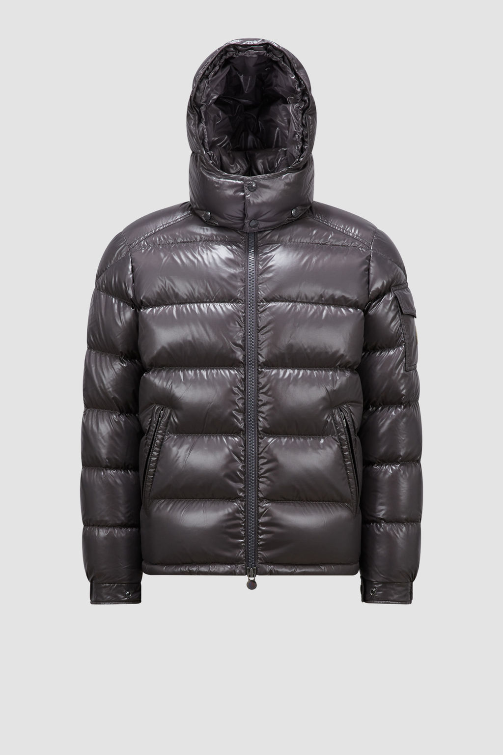 Dark Gray Moncler Maya Short Down Jacket - Short Down Jackets for Men ...