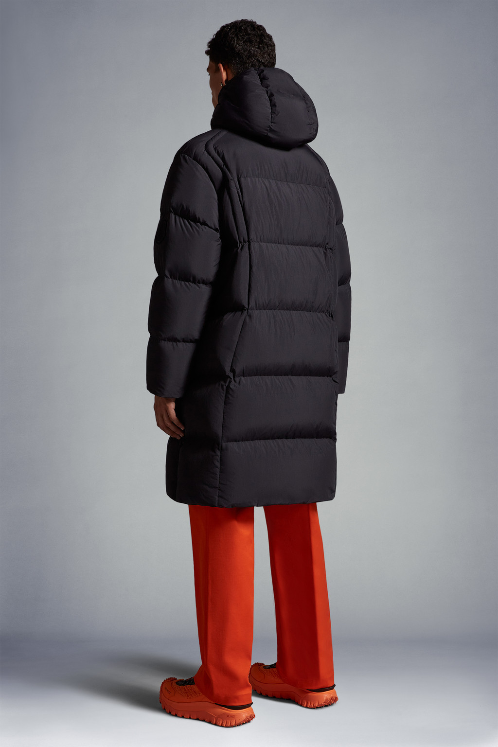 Black Imai Long Down Jacket - Long Down Jackets for Men | Moncler RO