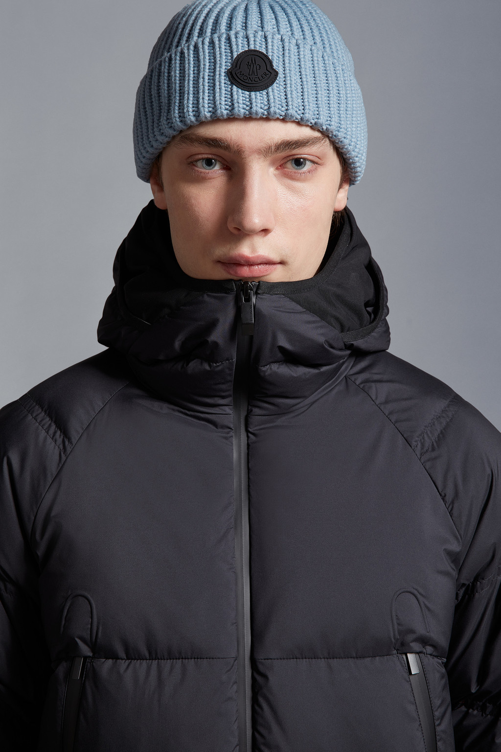 Black Exe Long Down Jacket - Long Down Jackets for Men | Moncler LT