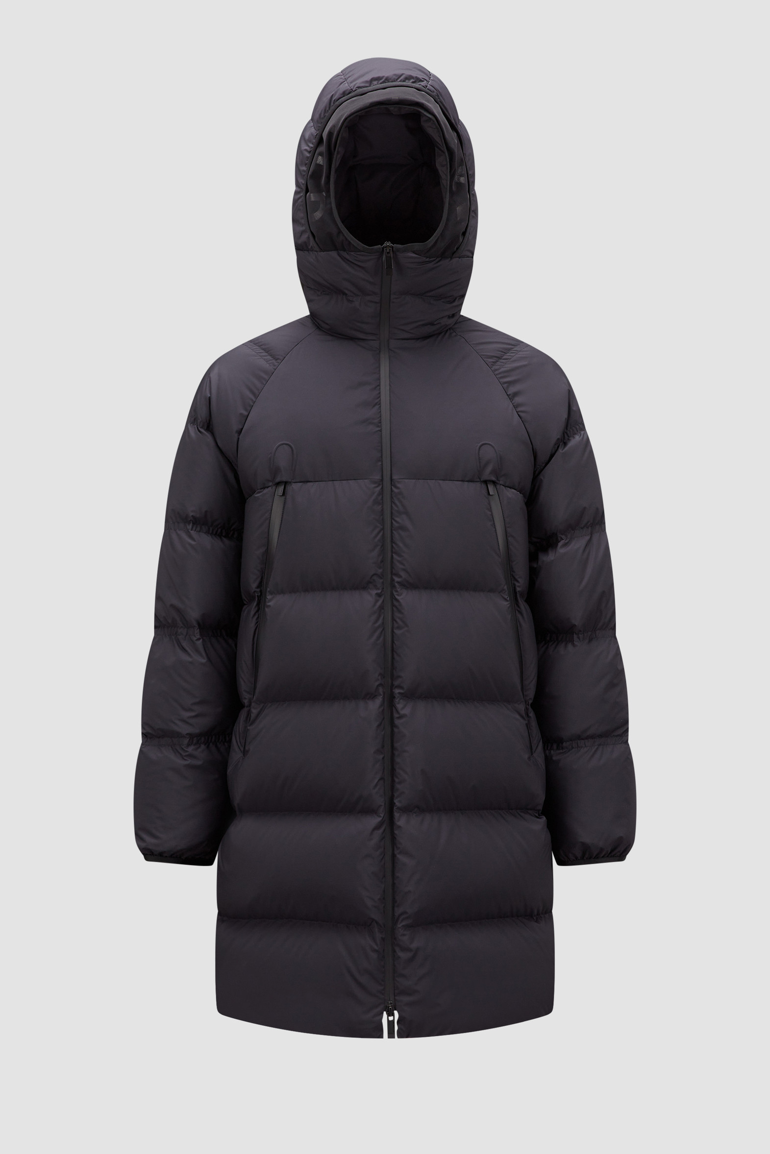Black Exe Long Down Jacket - Long Down Jackets for Men | Moncler LT