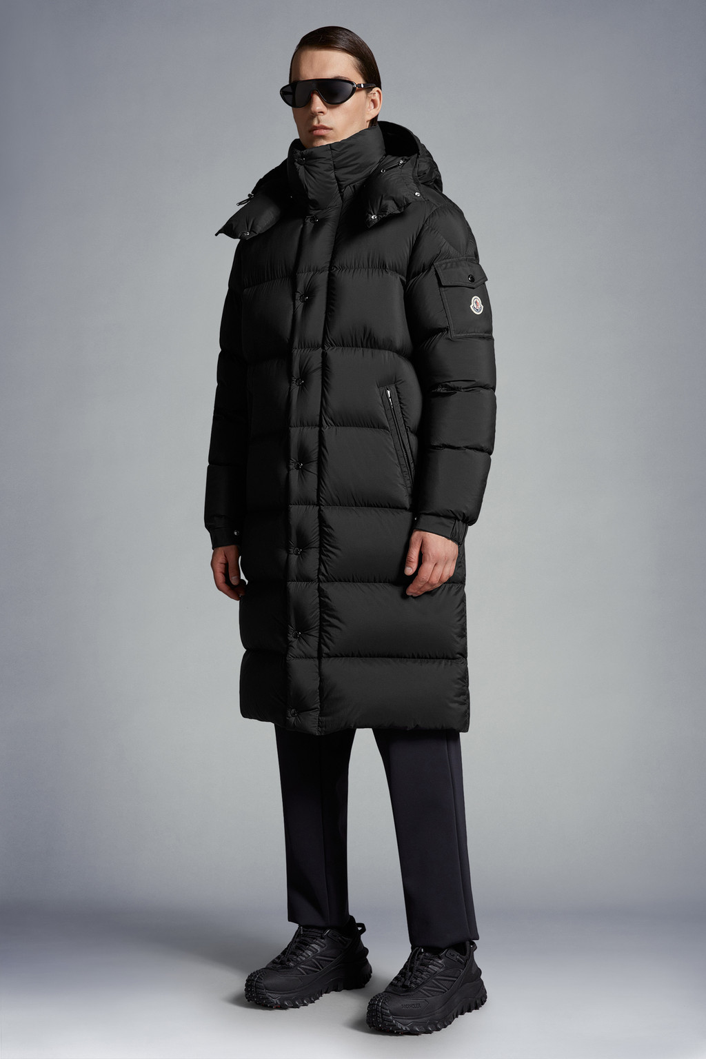 Lange Daunenjacke Herren