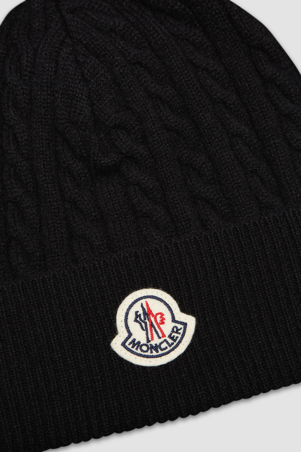 Gorro de cachemira y punto Negro - Gorras y Gorros de Hombre | Moncler ES