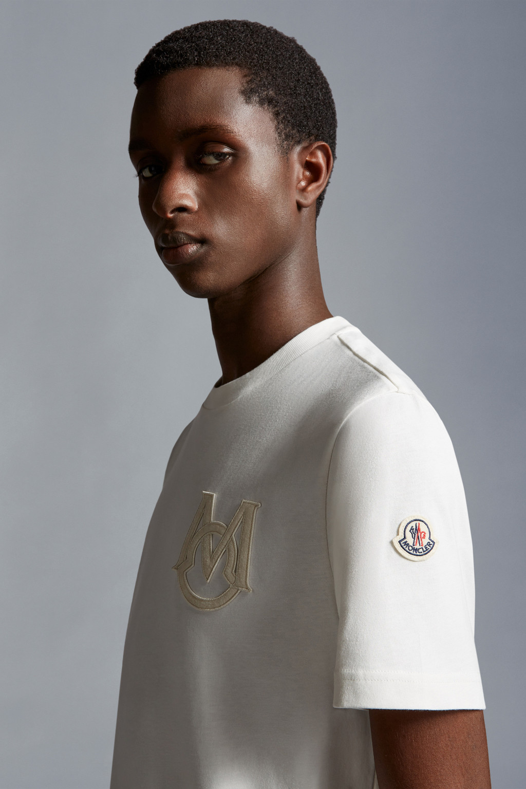 Off White Monogram T-Shirt - Polos & T-shirts for Men | Moncler PT