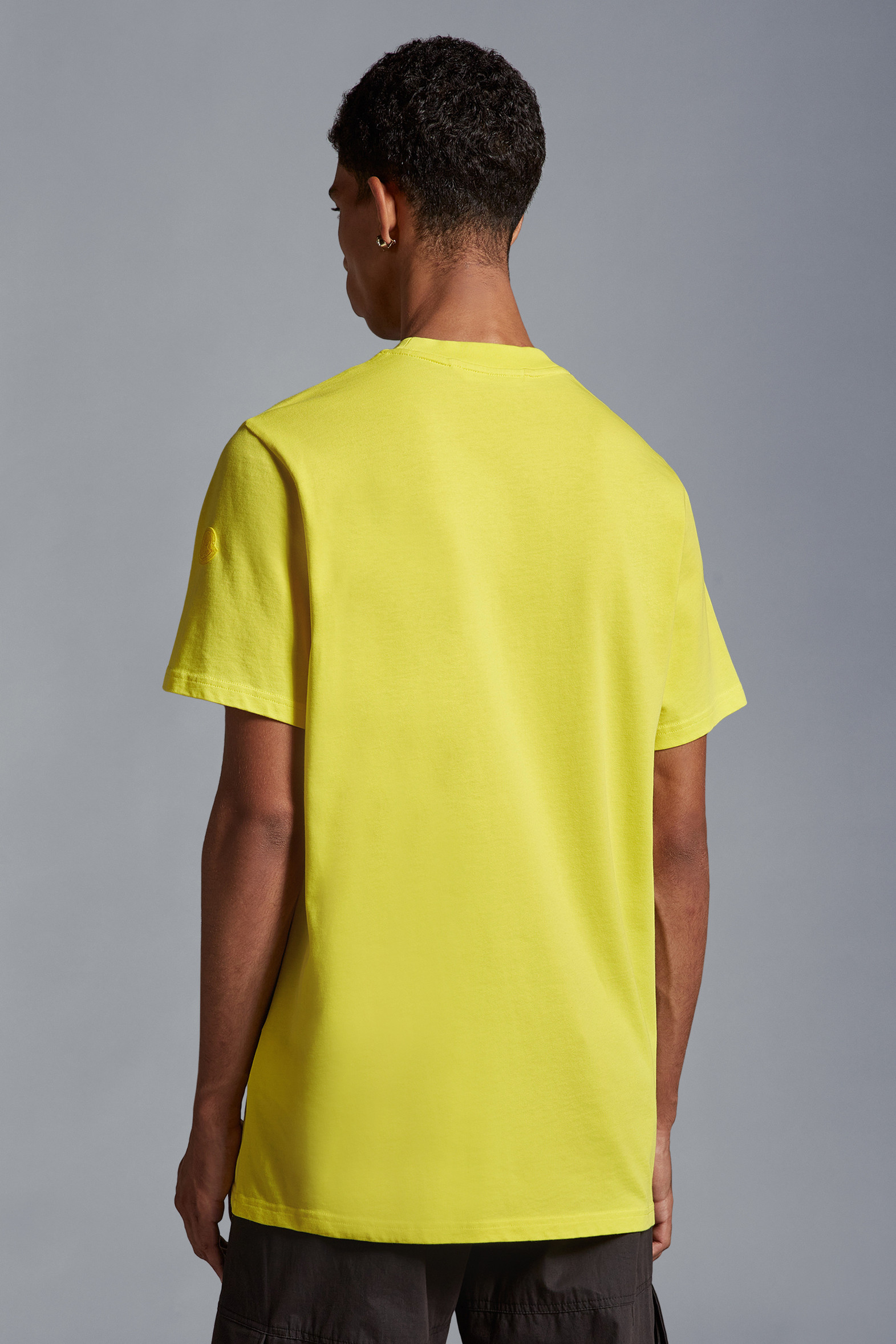 Lemon Yellow Logo T-Shirt - Polos & T-shirts for Men | Moncler CA